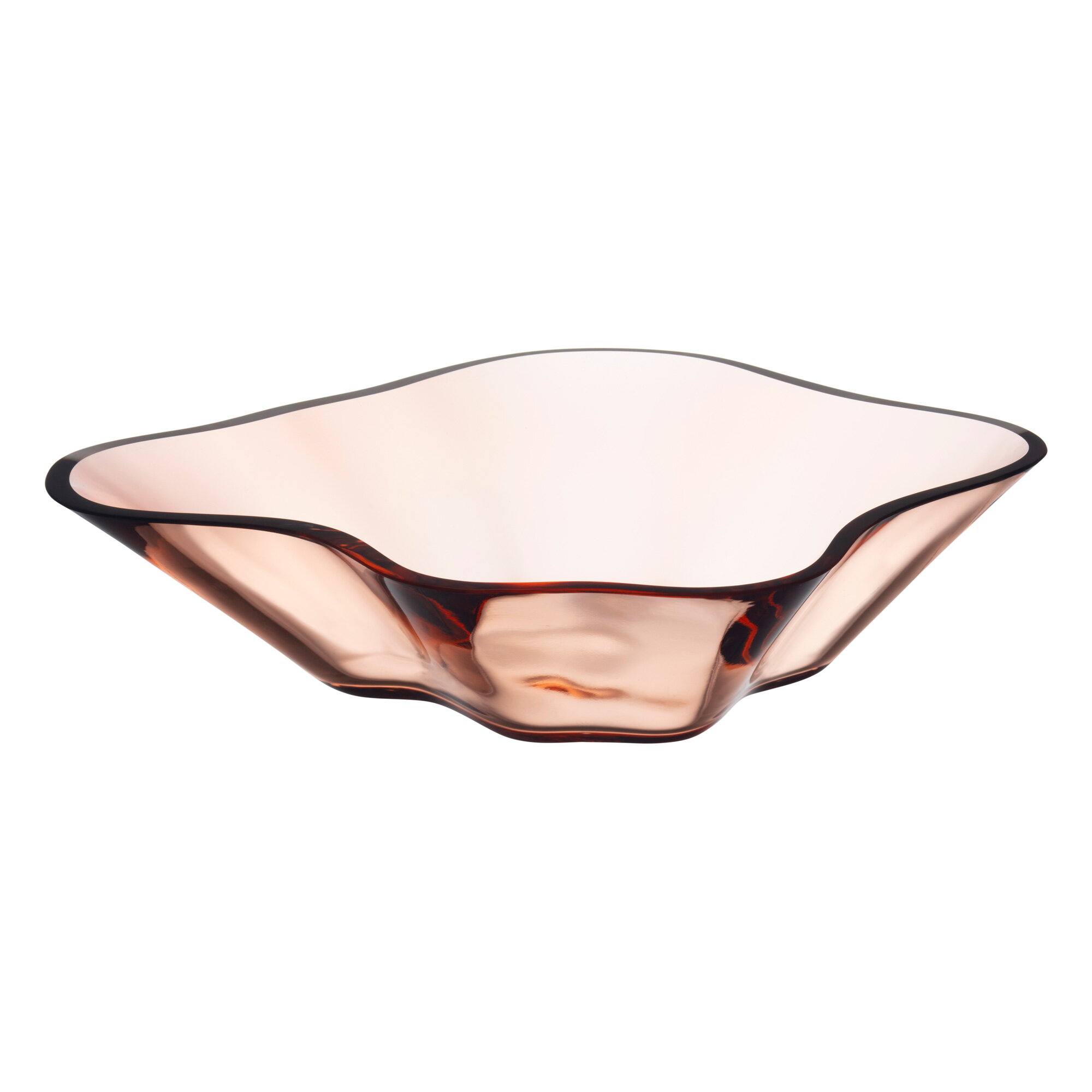 Iittala Aalto Flower bowl, 279 x 75 mm, Rio brown | Finnish Design Shop IE