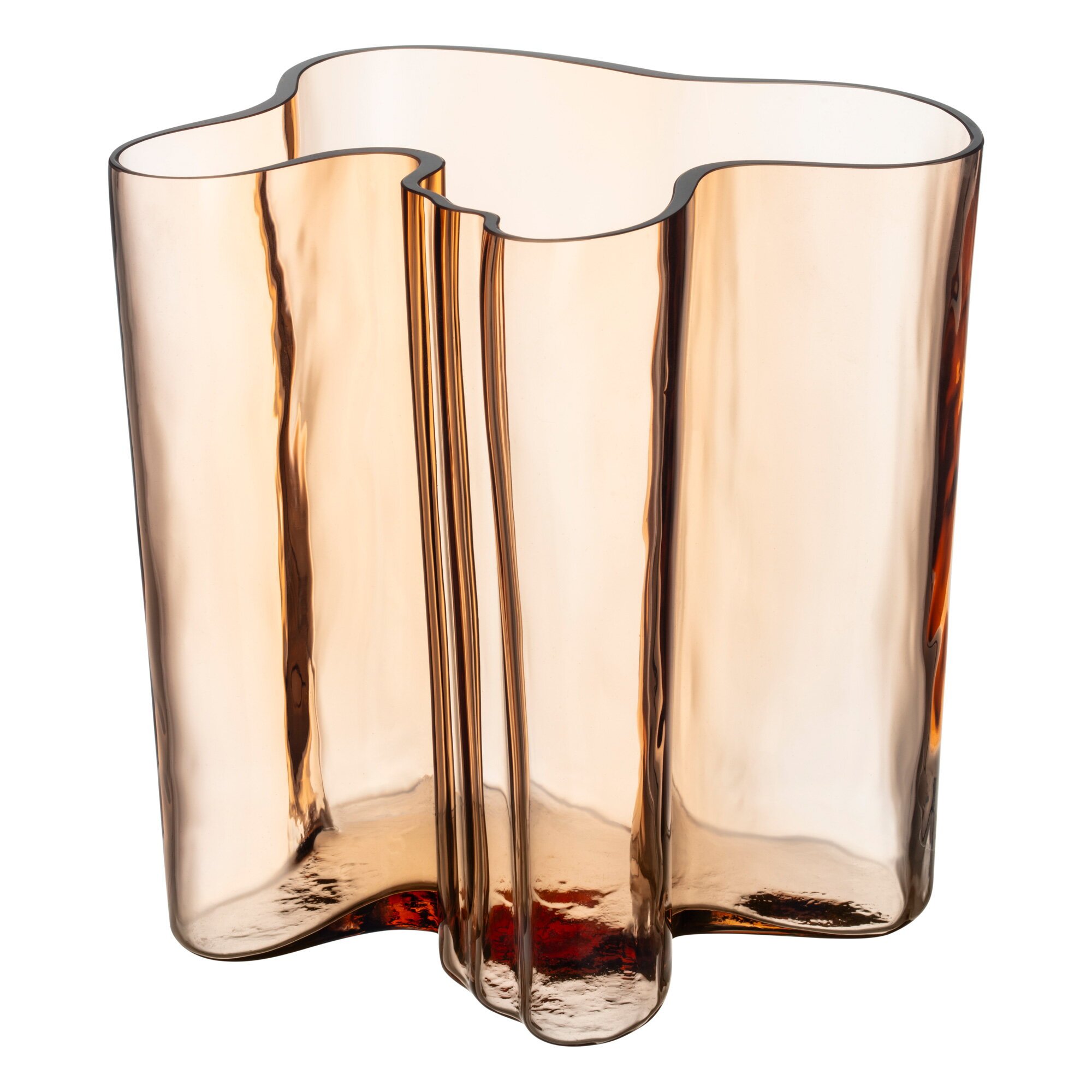 Iittala Aalto vase, 200 mm, Tones of Modernism, Rio brown | Finnish ...