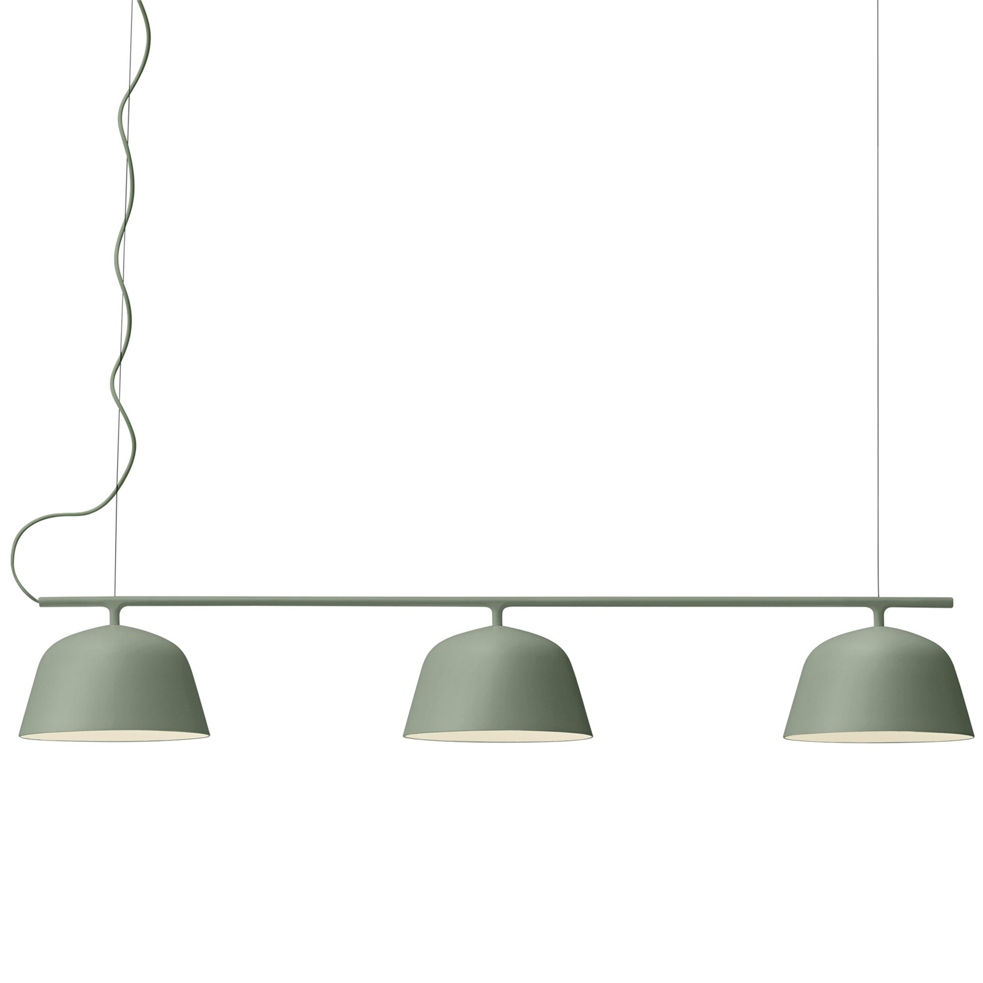 Muuto Ambit Rail lamp, dusty green | Finnish Design Shop