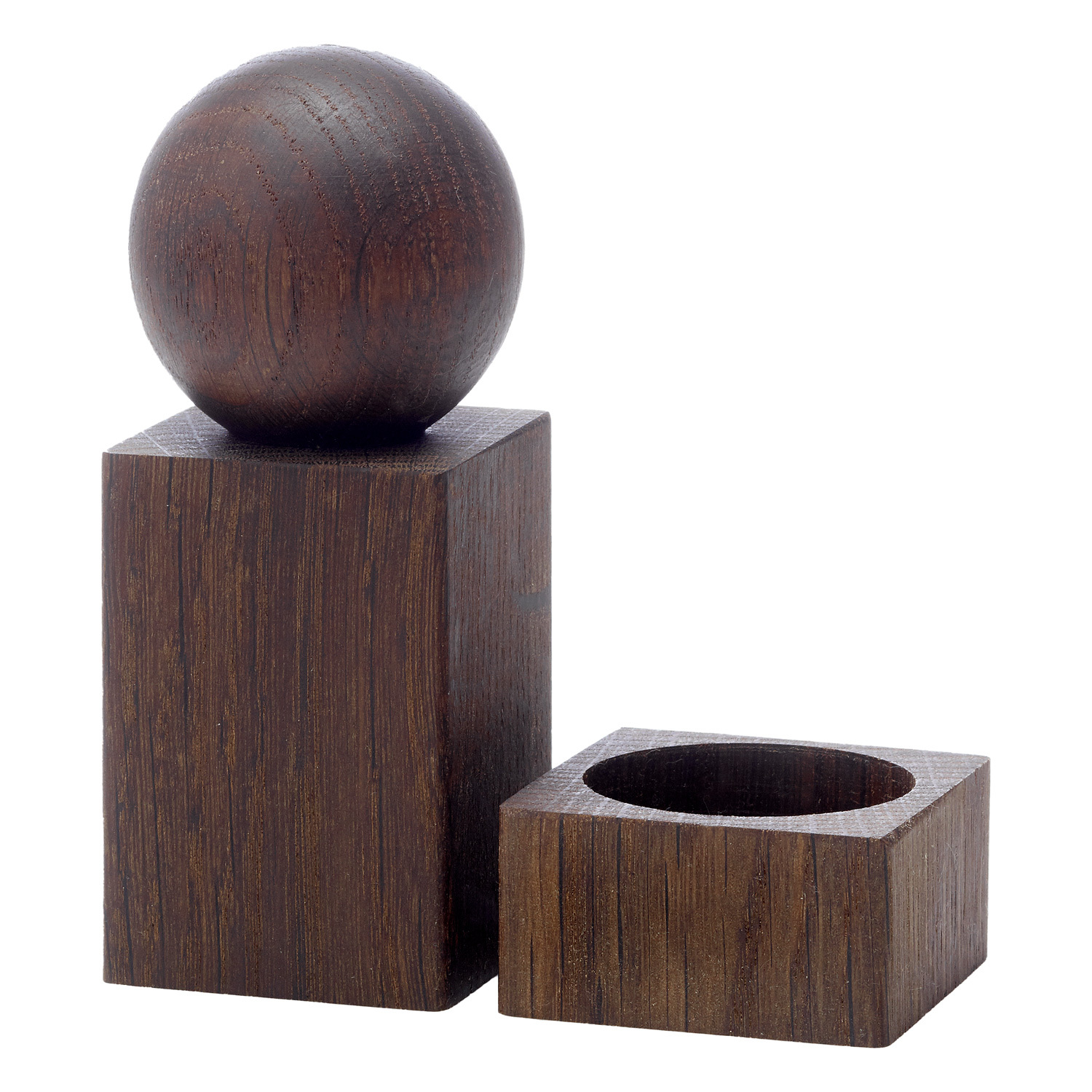 applicata Twist salt - pepper set, smoked oak | Finnish Design Shop