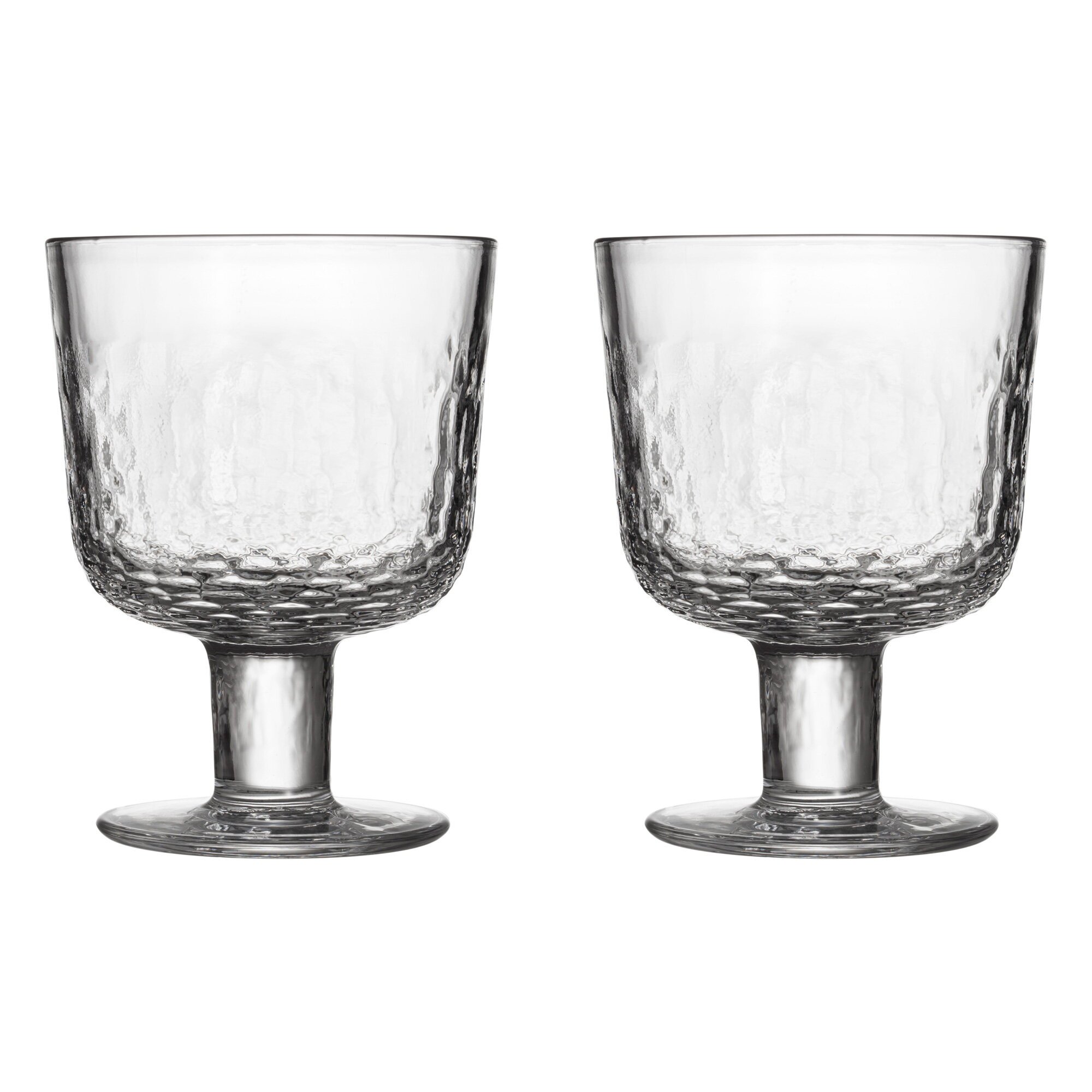 Arabia Mainio goblet, 30 cl, 2 pc, clear | Finnish Design Shop CH