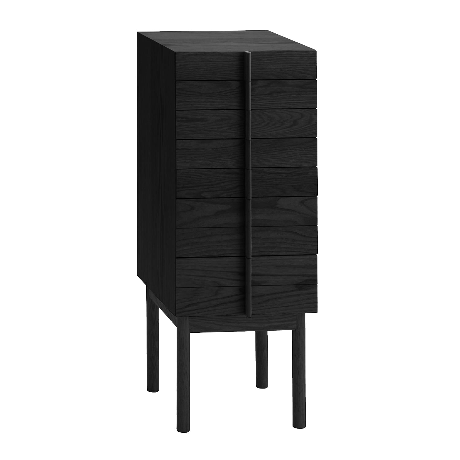 Ariake Column chest of drawers, black | Finnish Design Shop UK