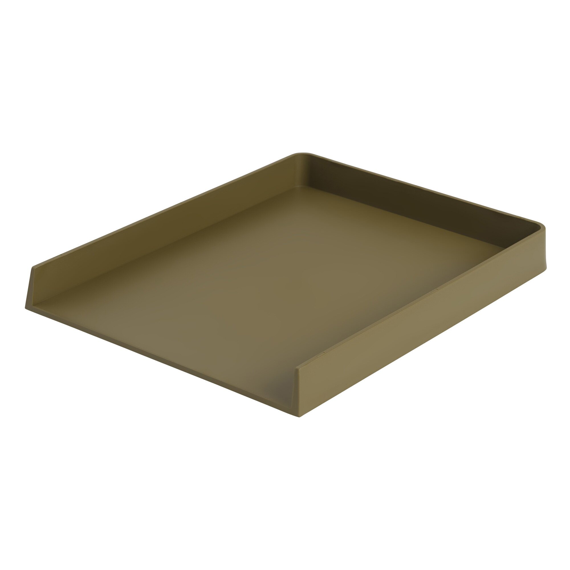Muuto Arrange Desk Tray, 32 x 25 cm, brown green | Finnish Design Shop