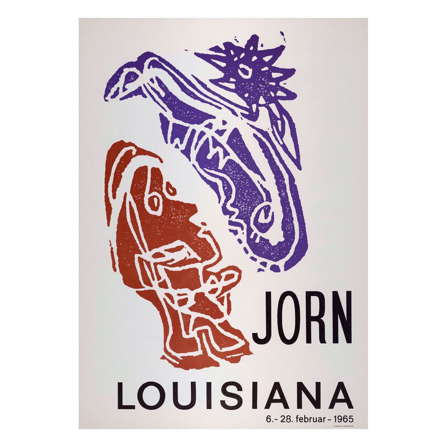 Louisiana Museum of Modern Art Asger Jorn - Jorn 1965, A1 juliste ...