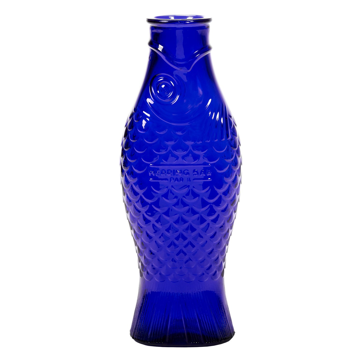Serax Fish & Fish bottle, cobalt blue | Finnish Design Shop