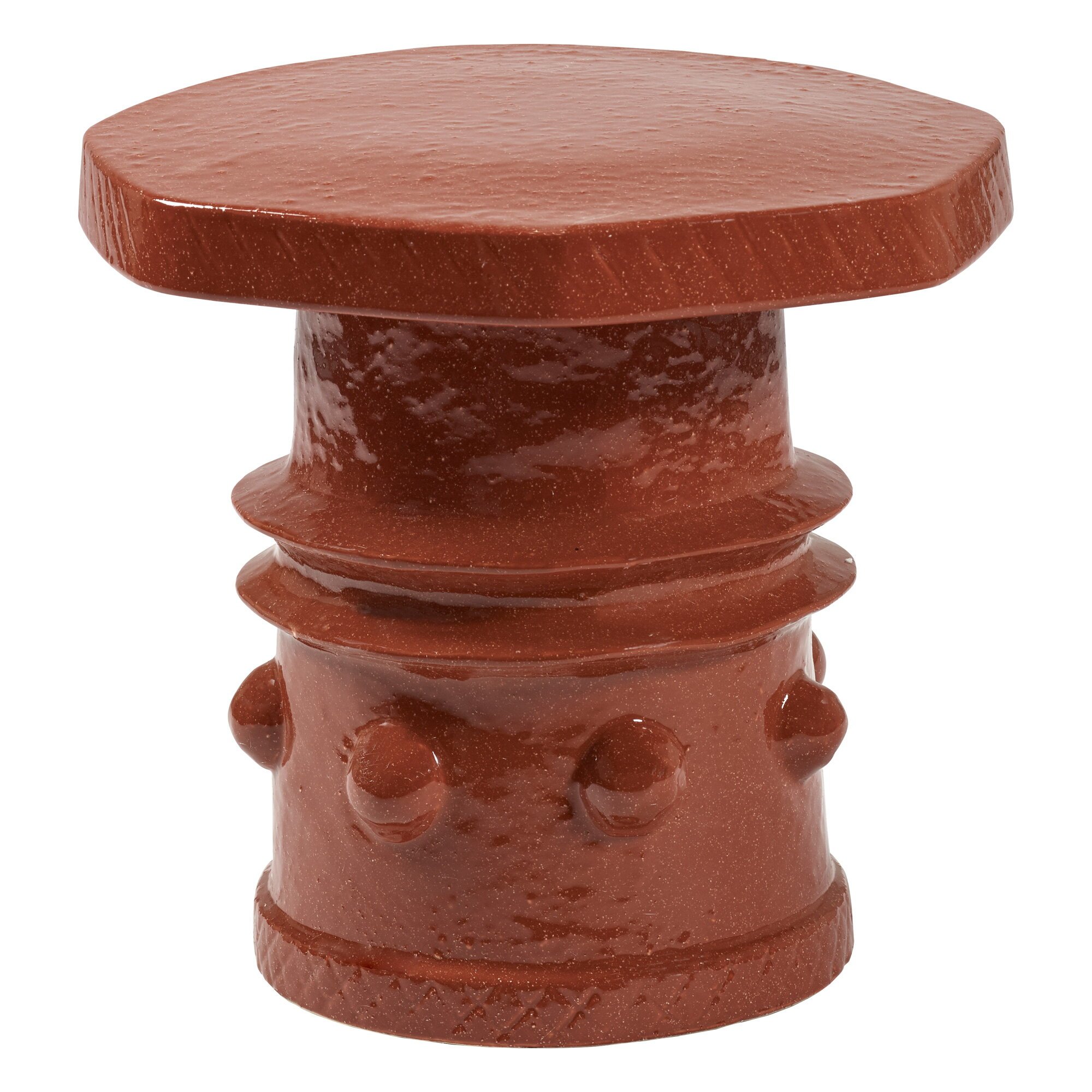 Serax Clara side table 08, rust | Finnish Design Shop