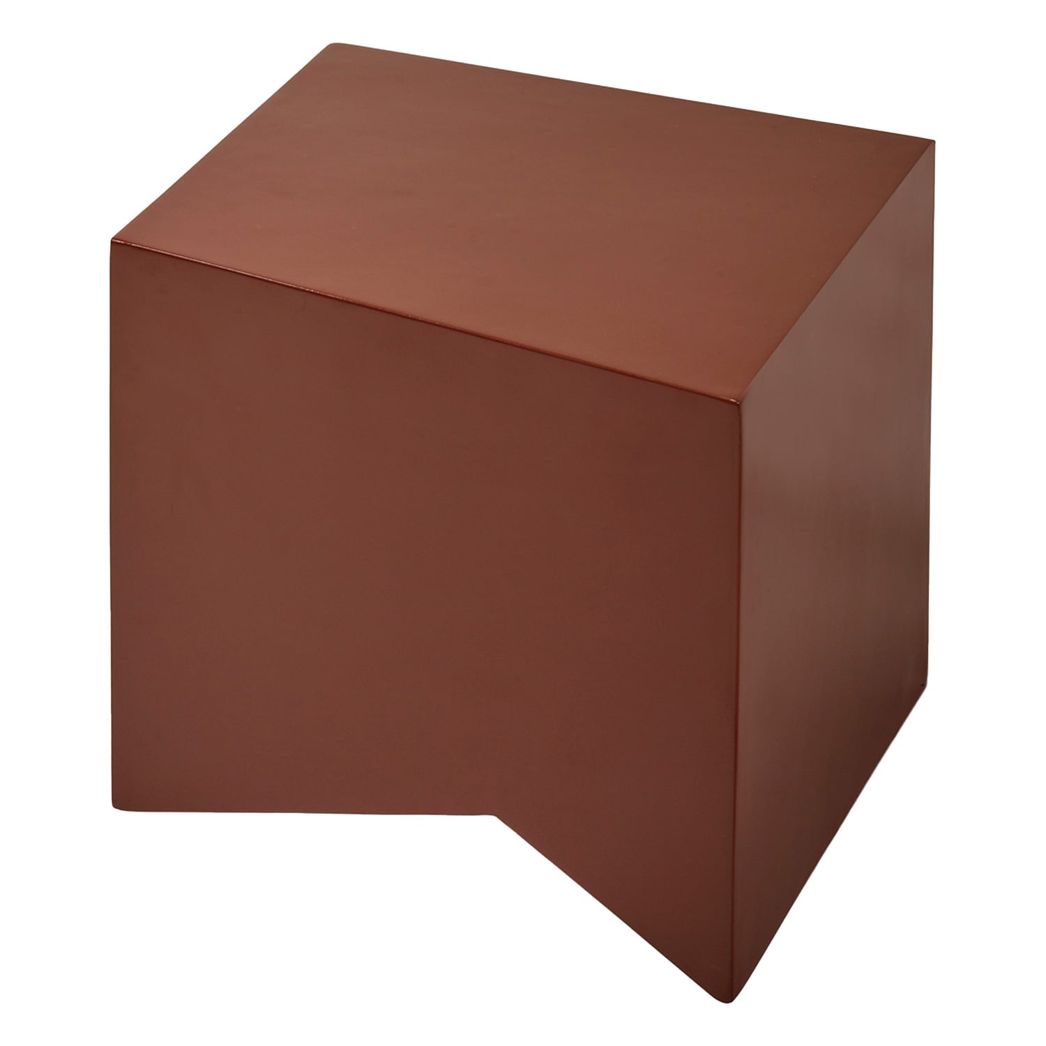 Serax Basile side table, brick red | Finnish Design Shop
