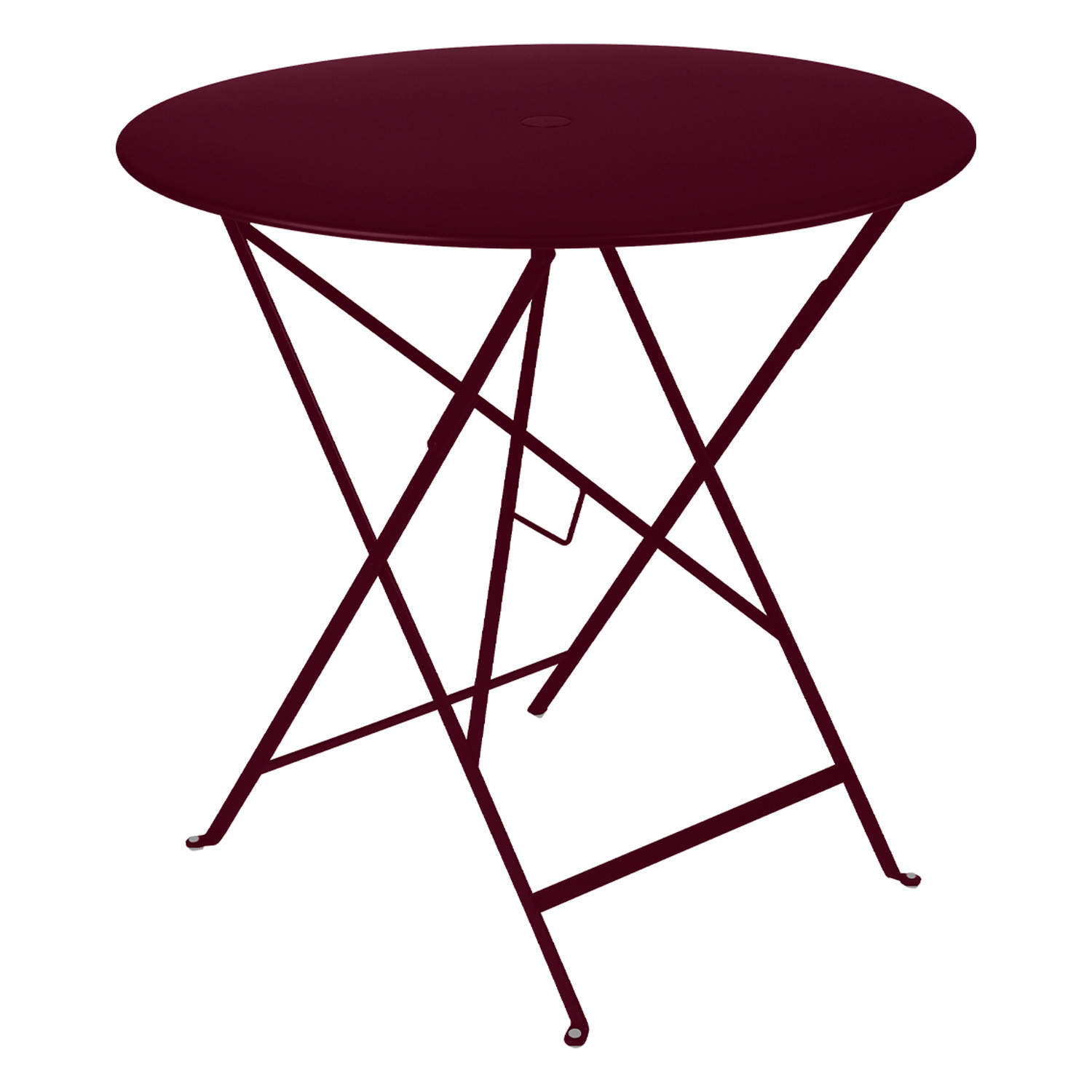 Fermob Bistro table, 77 cm, black cherry | Finnish Design Shop