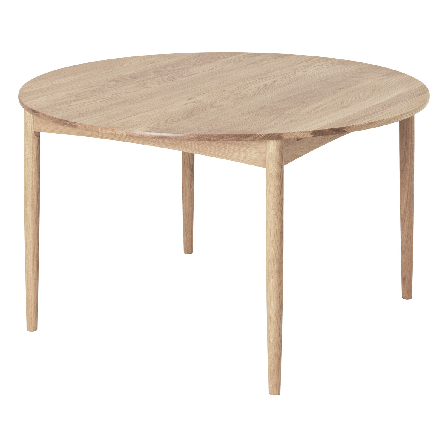Carl Hansen & Søn BM0121 dining table, 120 cm, white oiled oak ...
