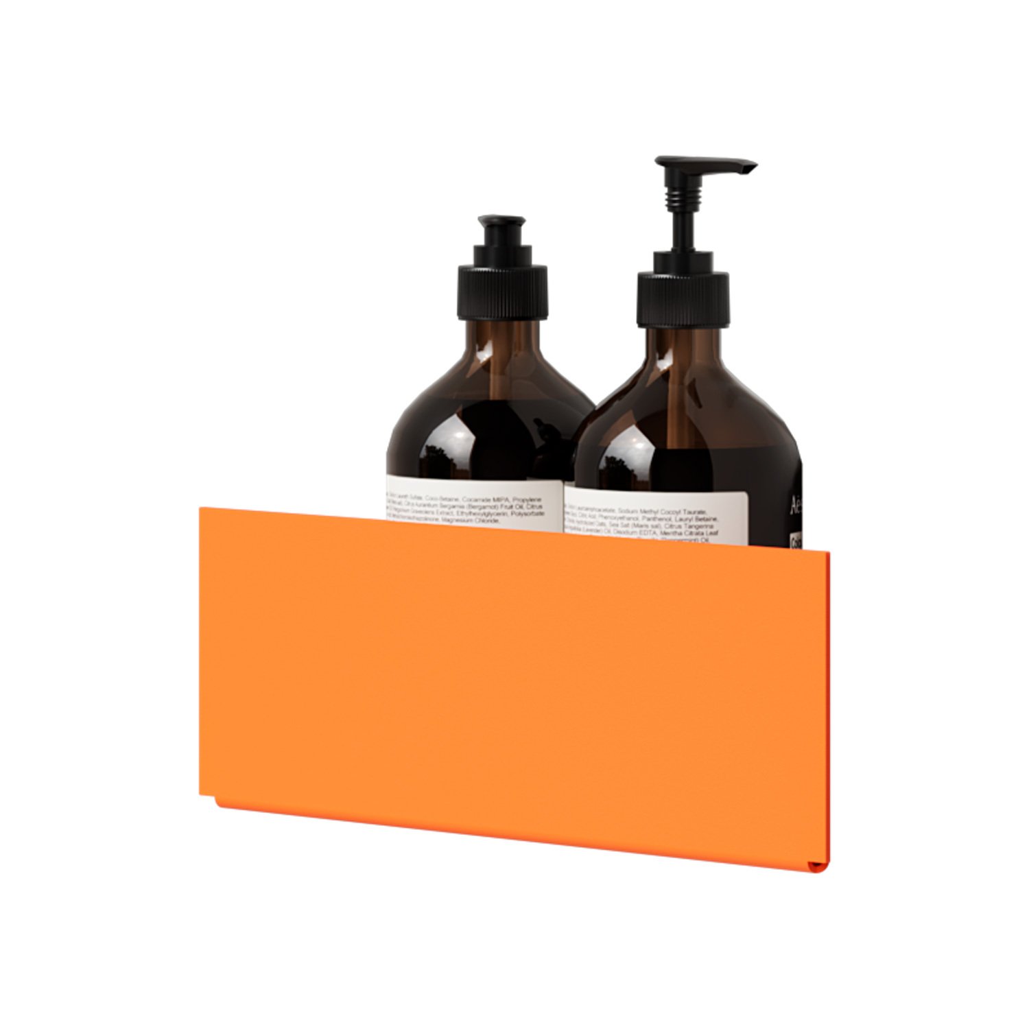 Nichba Bath Shelf Corner hylly, oranssi | Finnish Design Shop