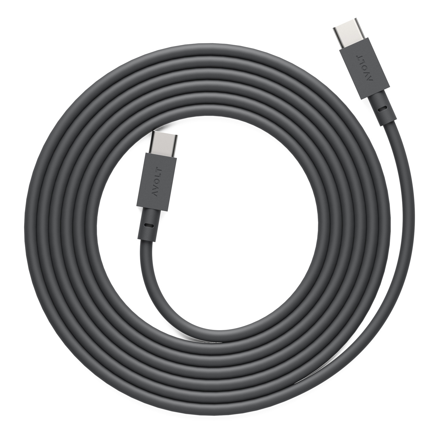 Avolt Cable 1 USB-C to USB-C charging cable, 2 m, Stockholm black ...