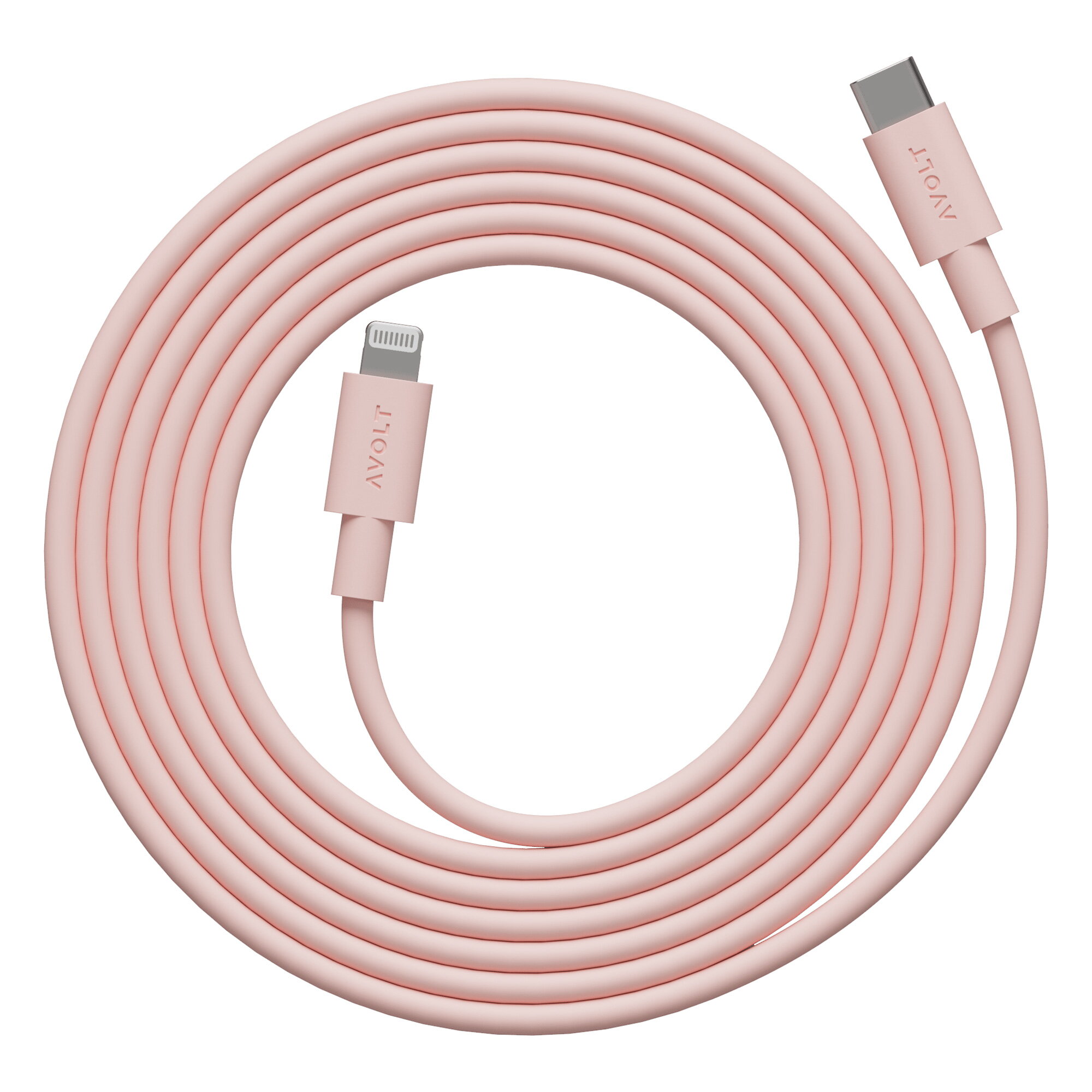 Avolt Cable 1 USB-C to Lightning charging cable, 2 m, new pink ...