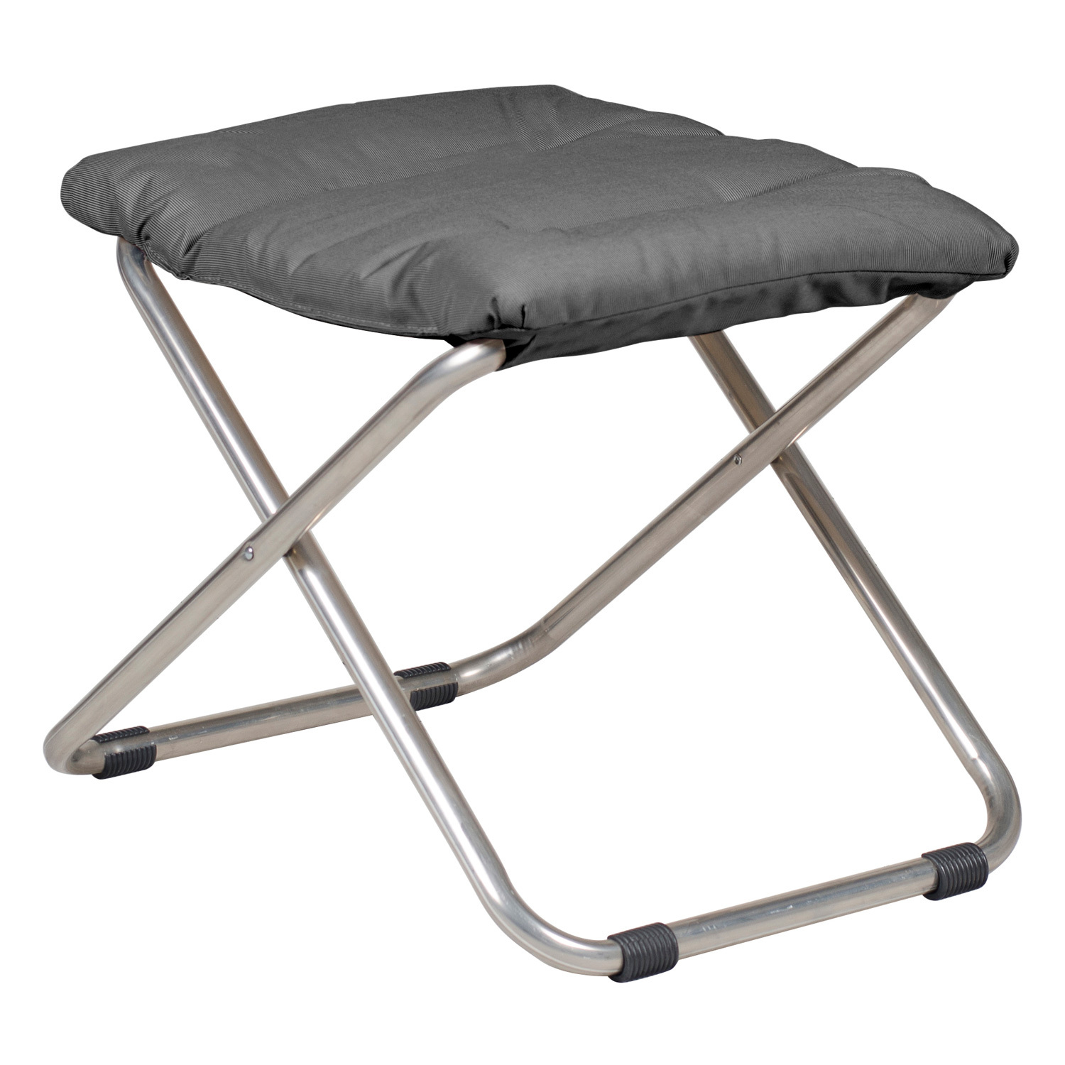Fiam Chico Soft Outdoor footstool, aluminium - anthracite | Finnish ...
