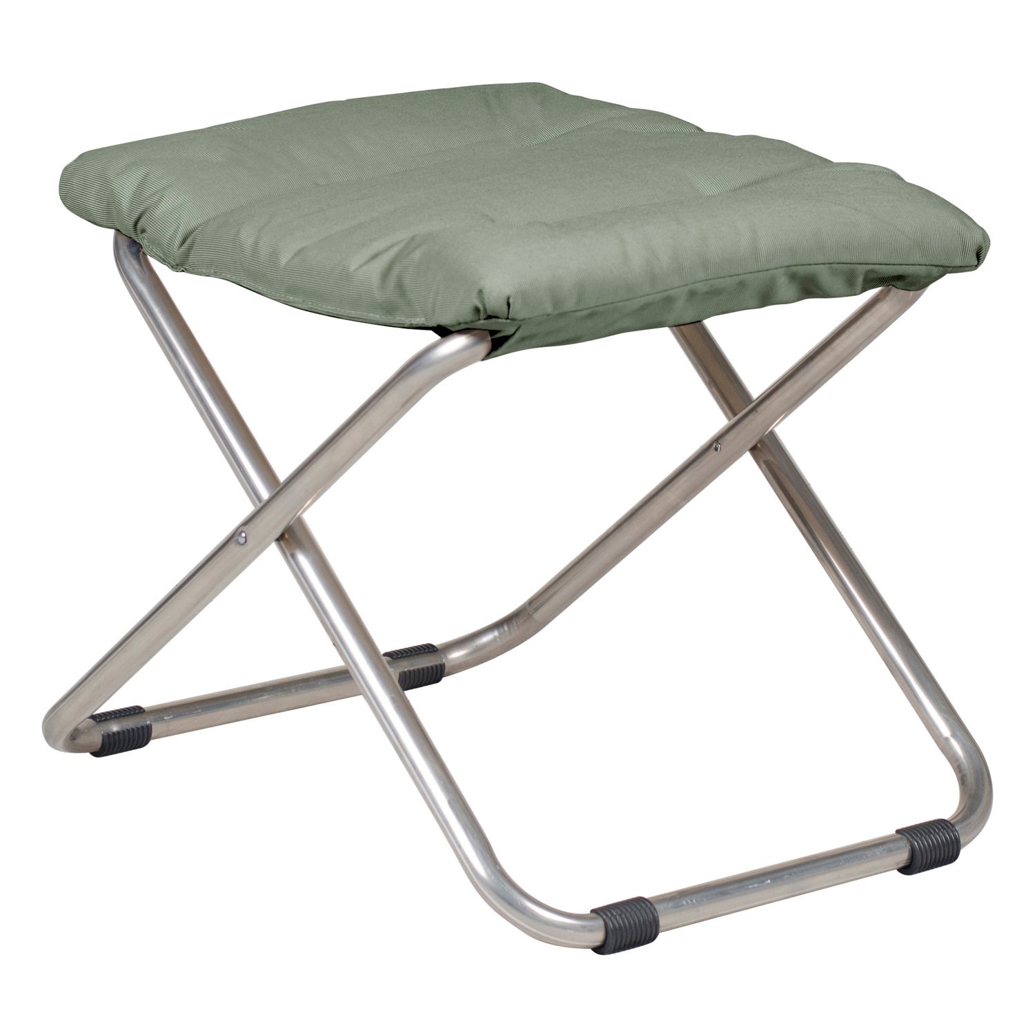 Fiam Chico Soft Outdoor footstool, aluminium - sage green | Finnish ...