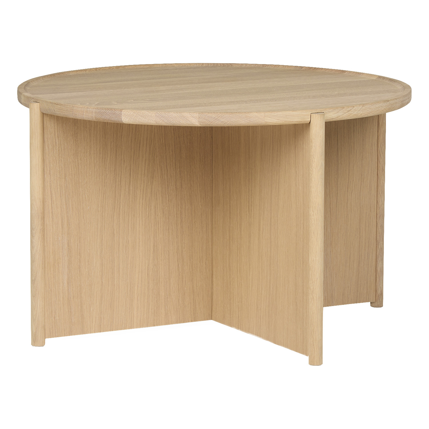 Northern Cling coffee table, small 70 cm, light oiled oak | Finnish ...