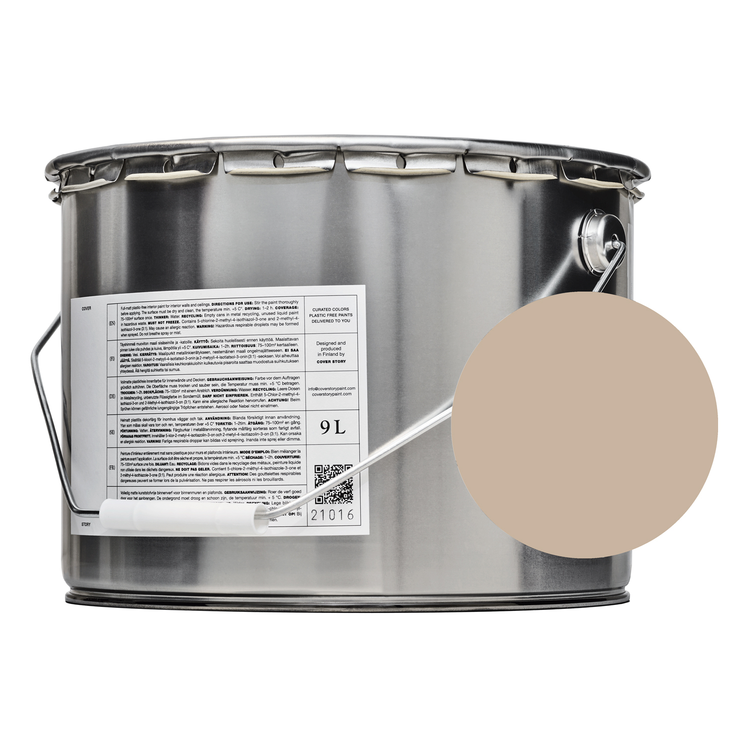 Cover Story Interior paint, 9 L, 021 SIRI - rose-beige | Finnish Design ...