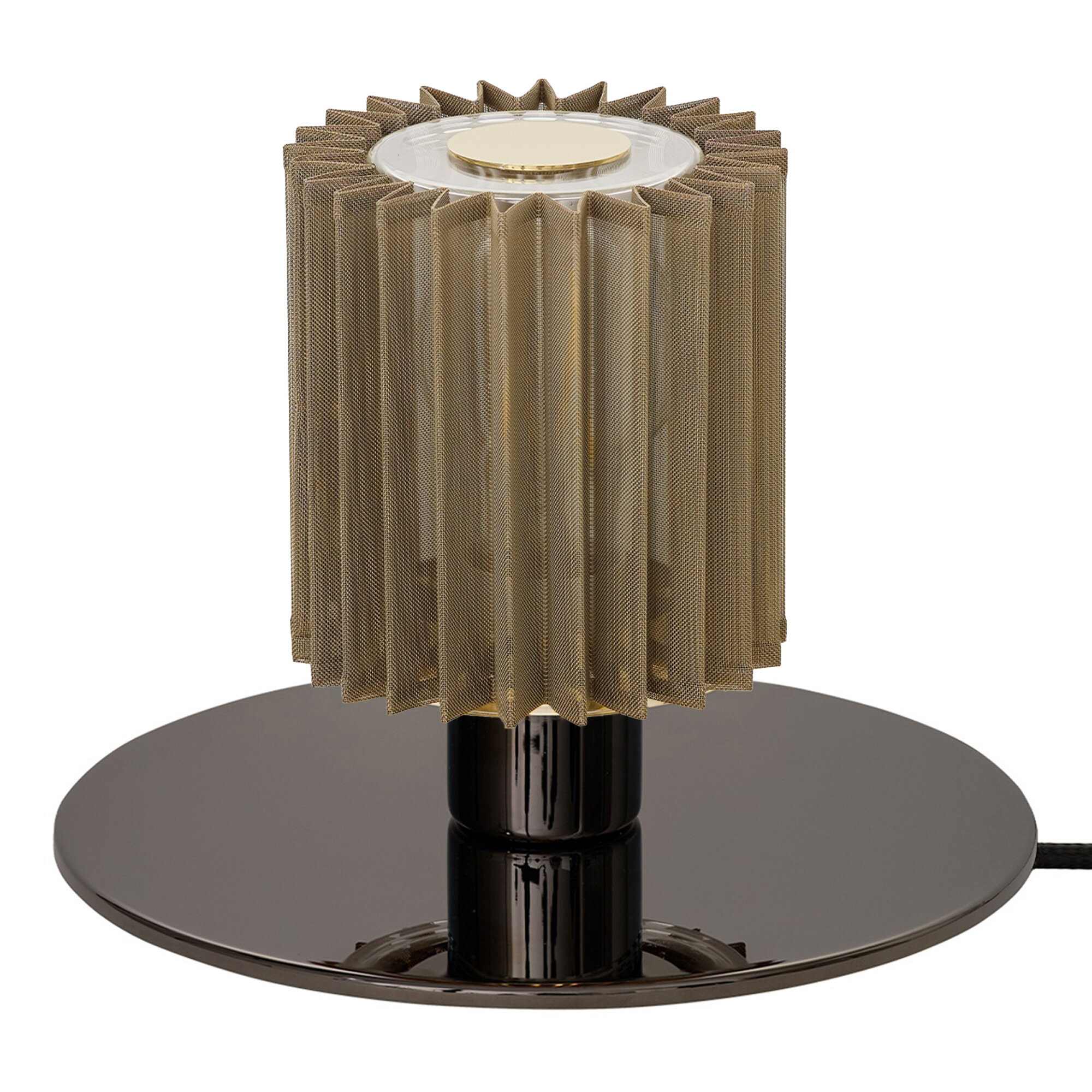 DCWéditions In the Sun 220 table lamp, black - gold | Finnish Design Shop