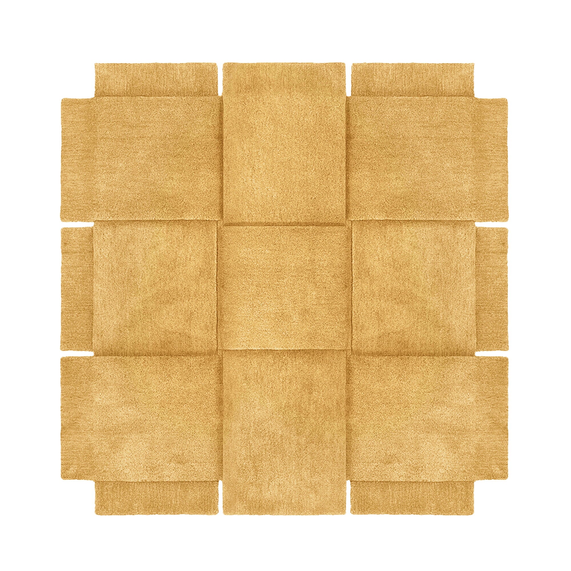 Design House Stockholm Basket rug, 180 x 180 cm, ochre yellow | Finnish ...