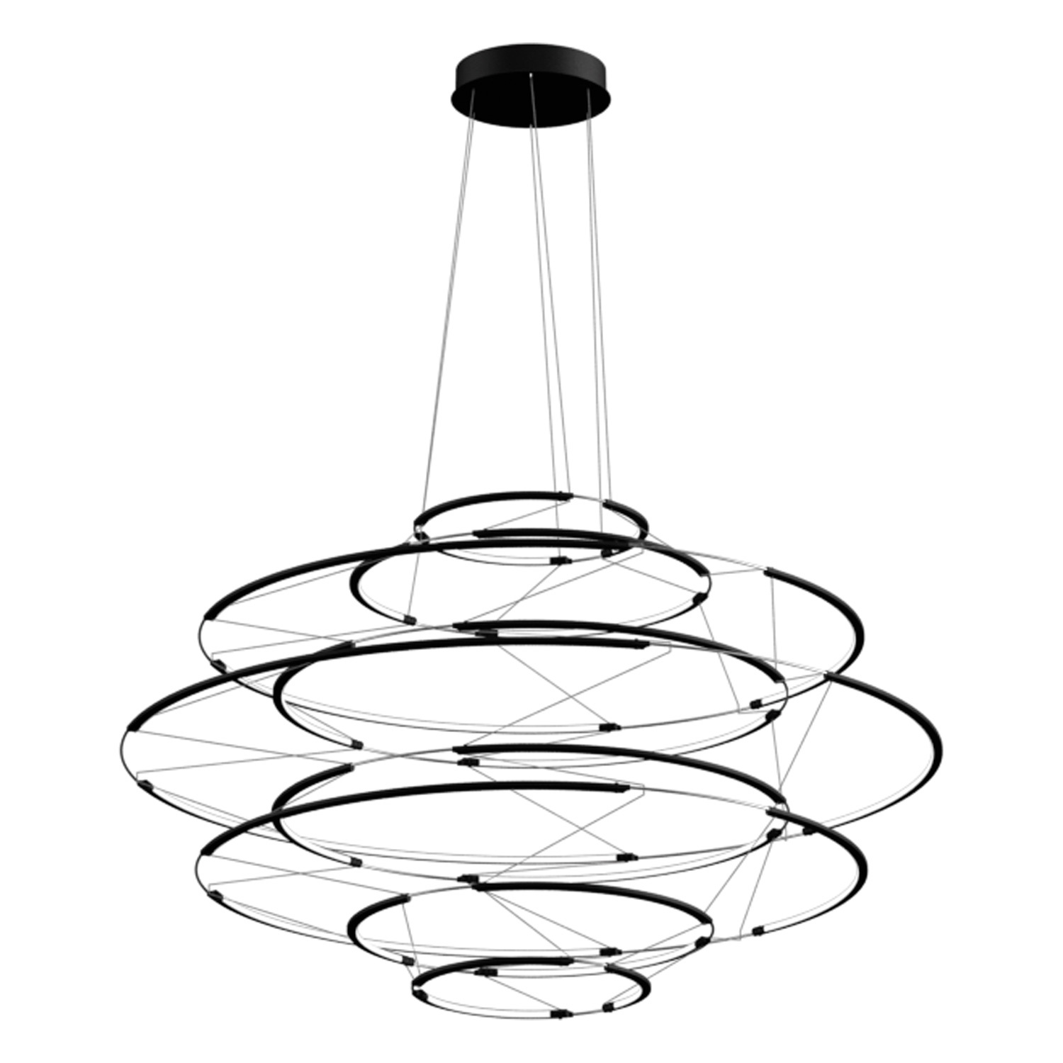 Nemo Lighting Drop 9 pendant, 2700K, black | Finnish Design Shop