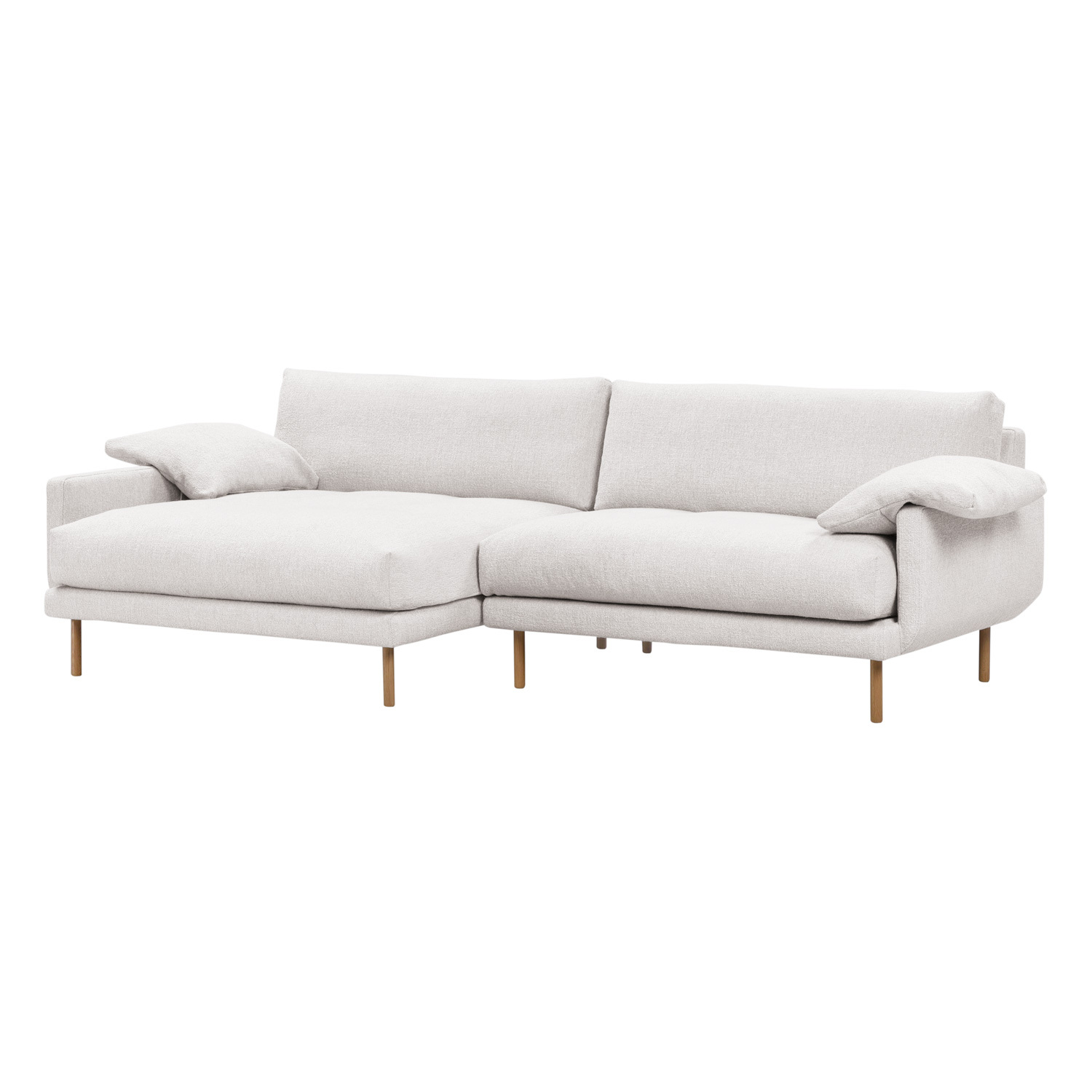 Interface Bebé sofa with chaise longue, left, beige Muru 472 - oak ...