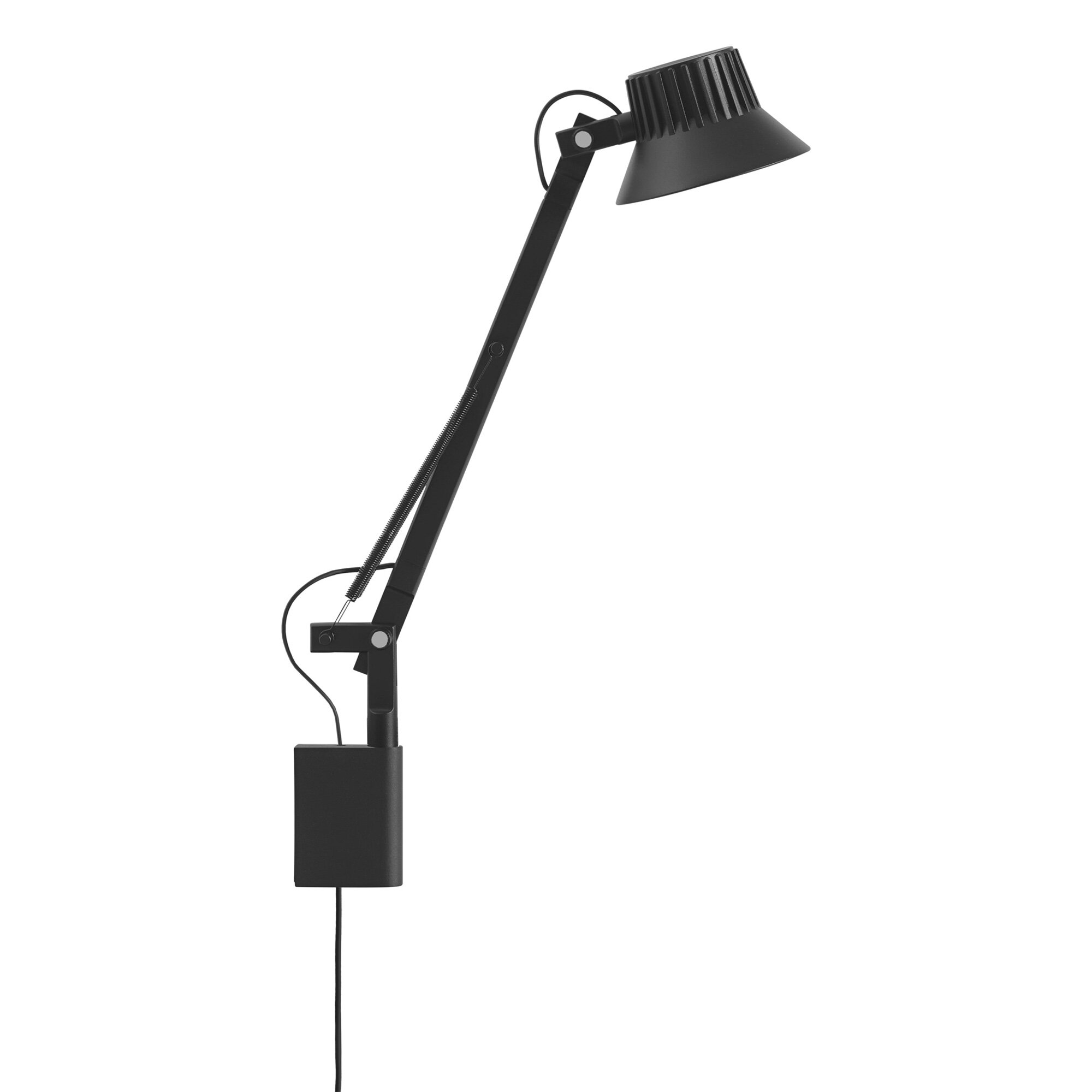 Muuto Dedicate wall lamp, S1, black | Finnish Design Shop