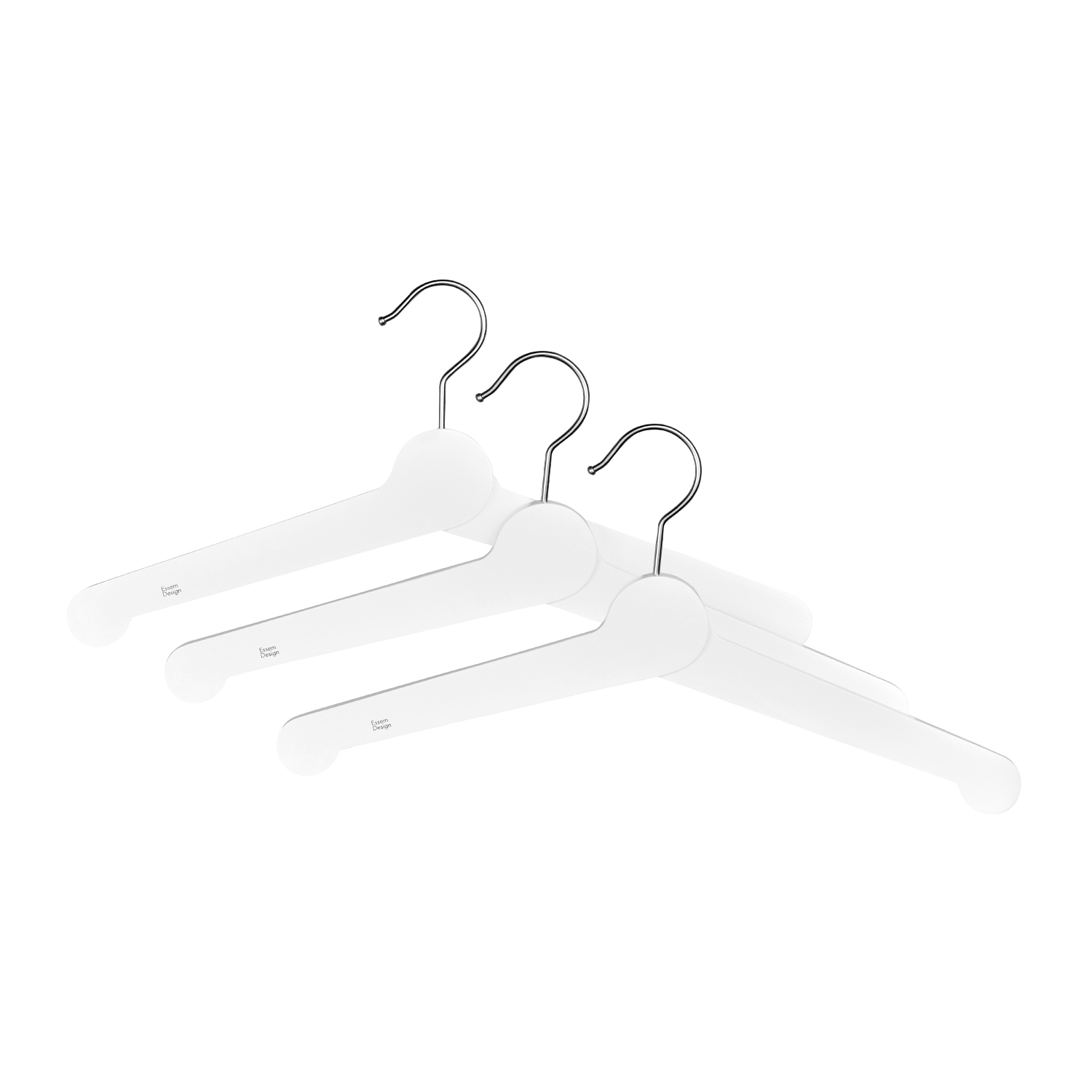Essem Design Nostalgi hanger, set of 3, white | Finnish Design Shop