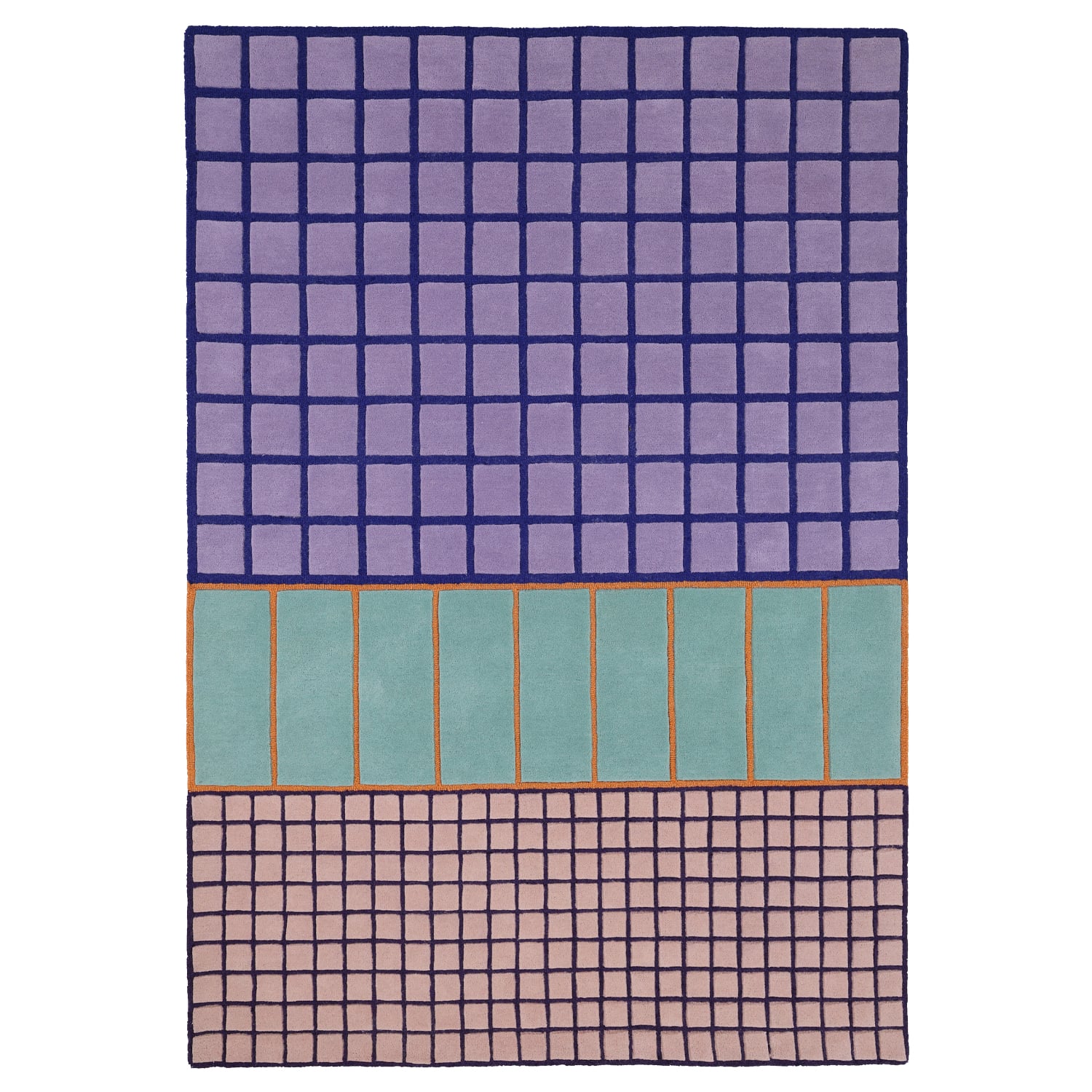 Finarte Baden rug, lilac | Finnish Design Shop