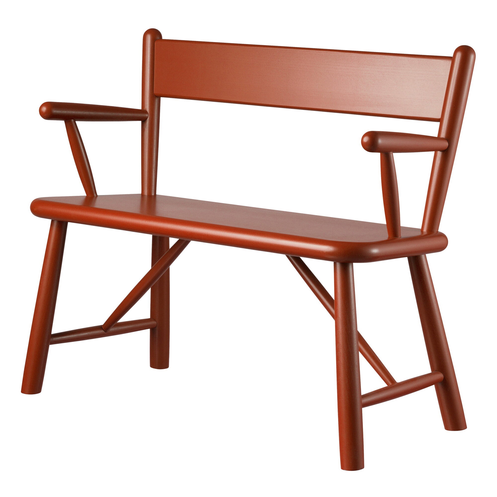 FDB Møbler P11 lasten penkki, punainen | Finnish Design Shop