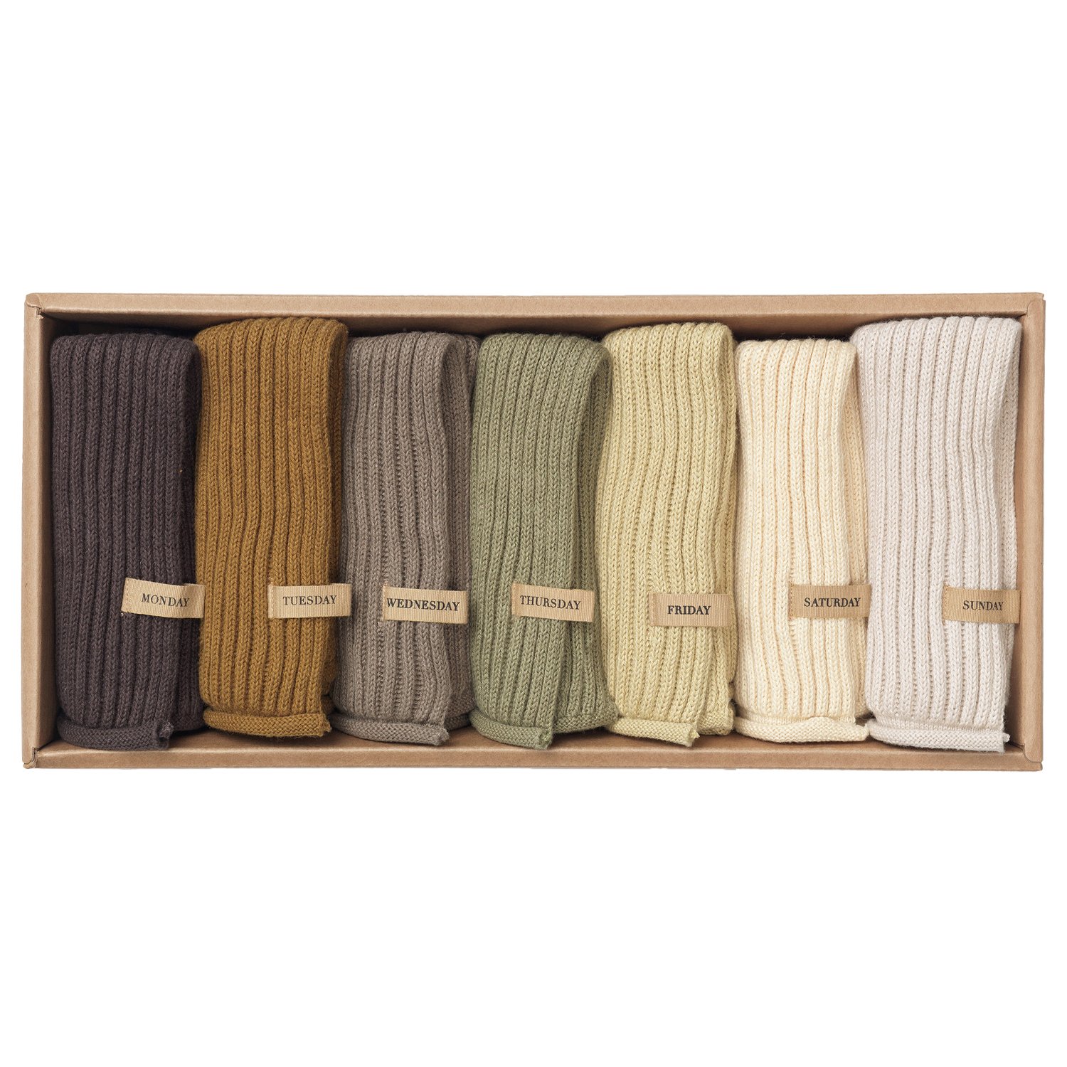 Ferm Living Day cloths, set of 7, calm | Finnish Design Shop IE