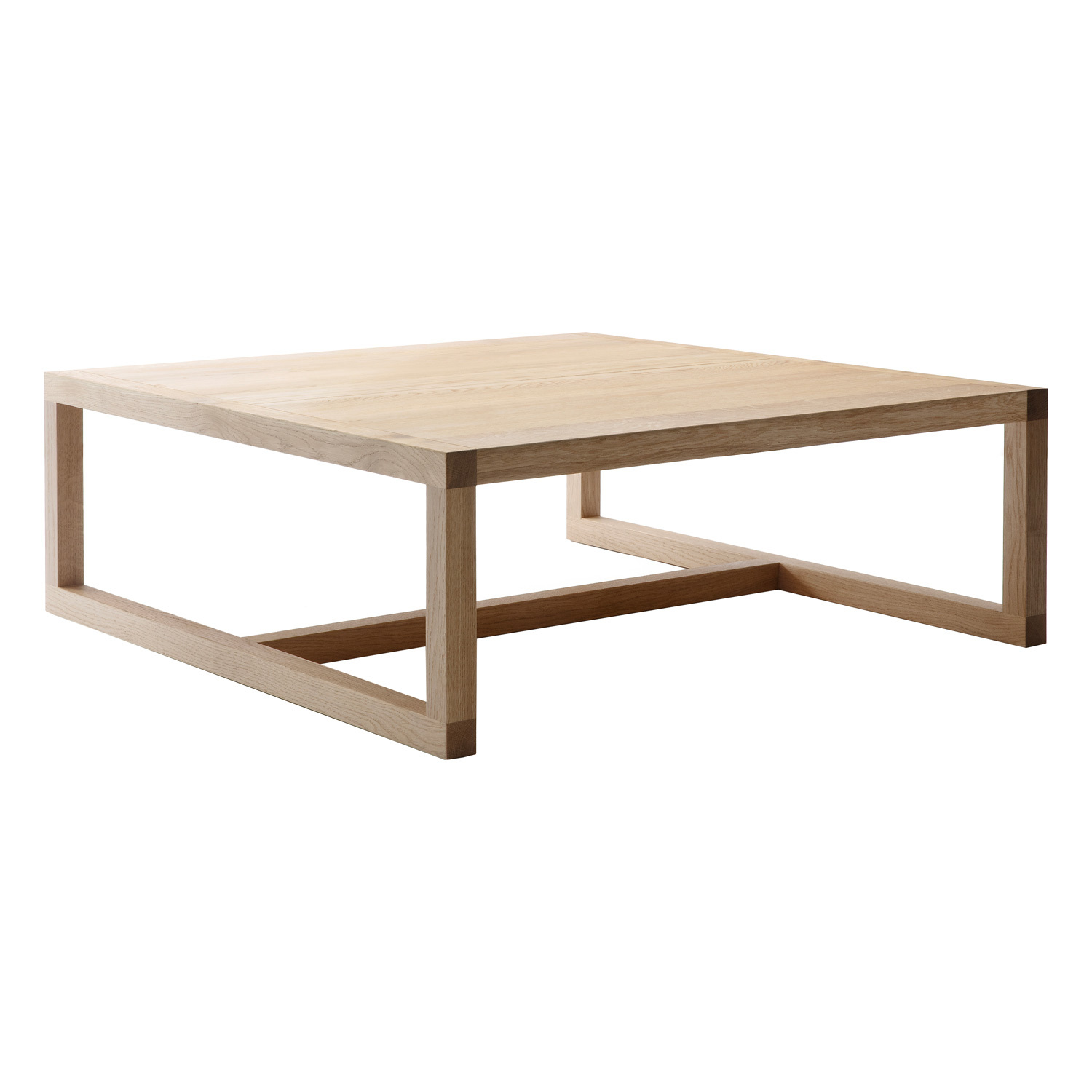 Nikari Frame Low 2/4 coffee table, oiled oak | Finnish Design Shop
