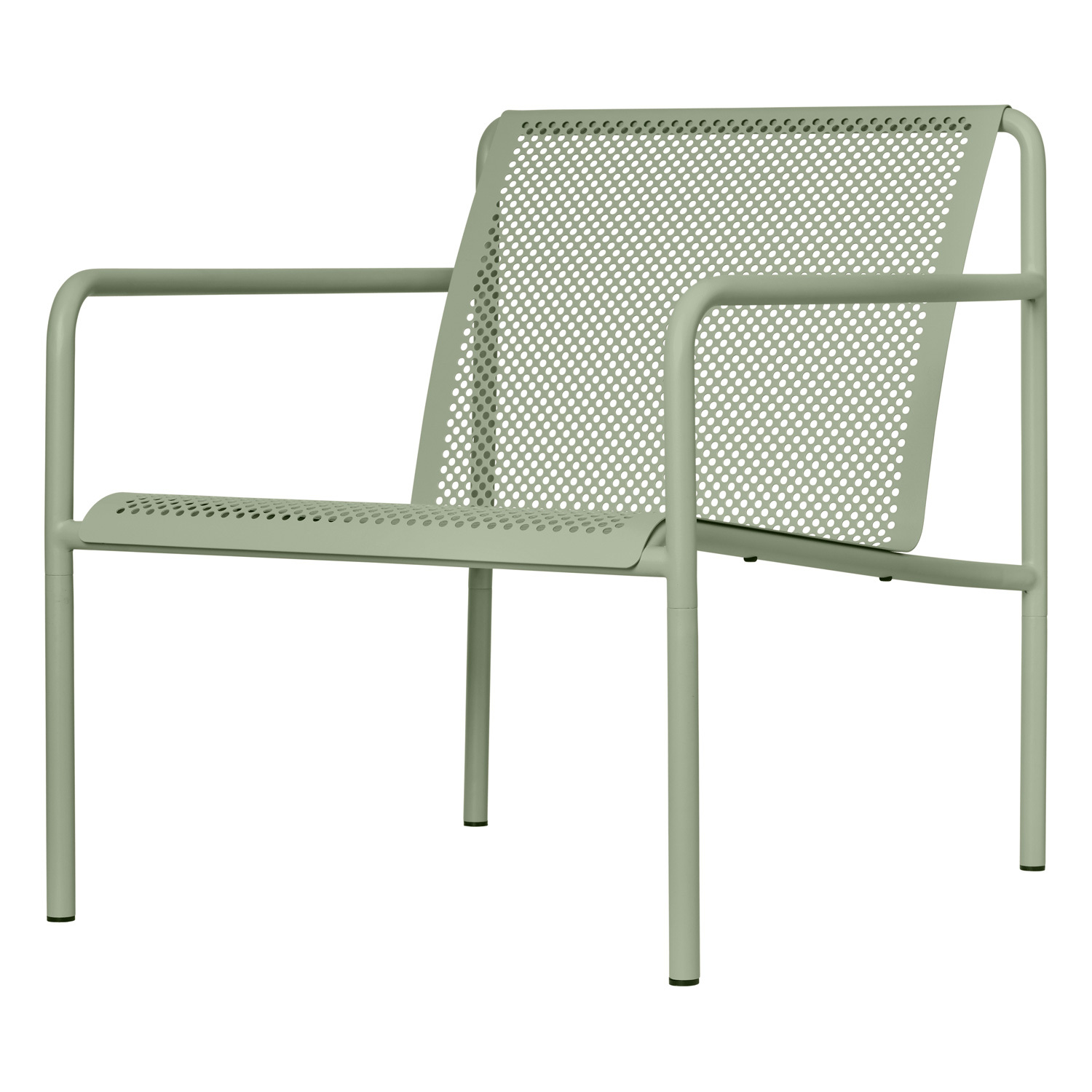 Ferm Living Dapple lounge chair with arms, tea green | Finnish Design Shop