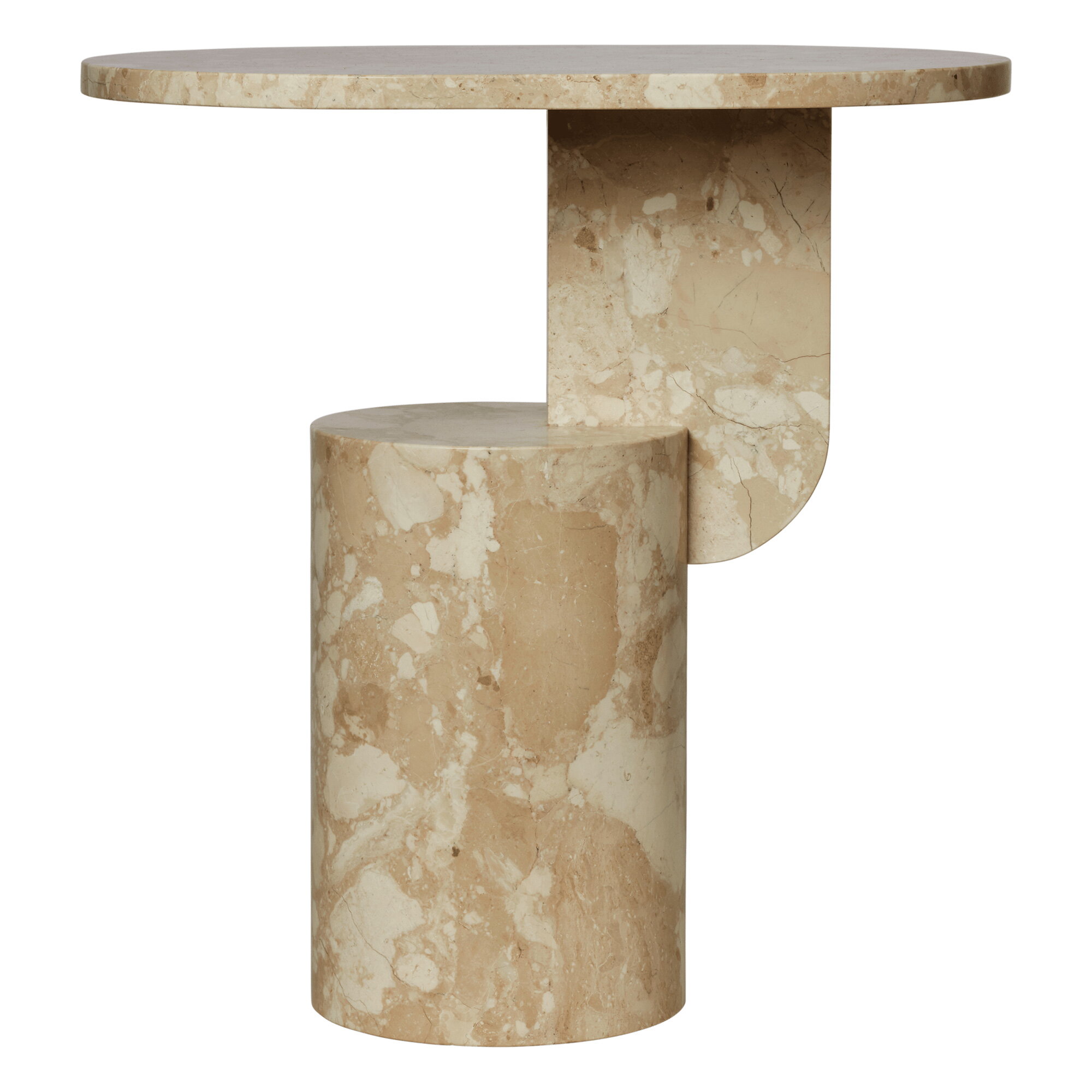 Ferm Living Insert side table, stone, sand | Finnish Design Shop IE