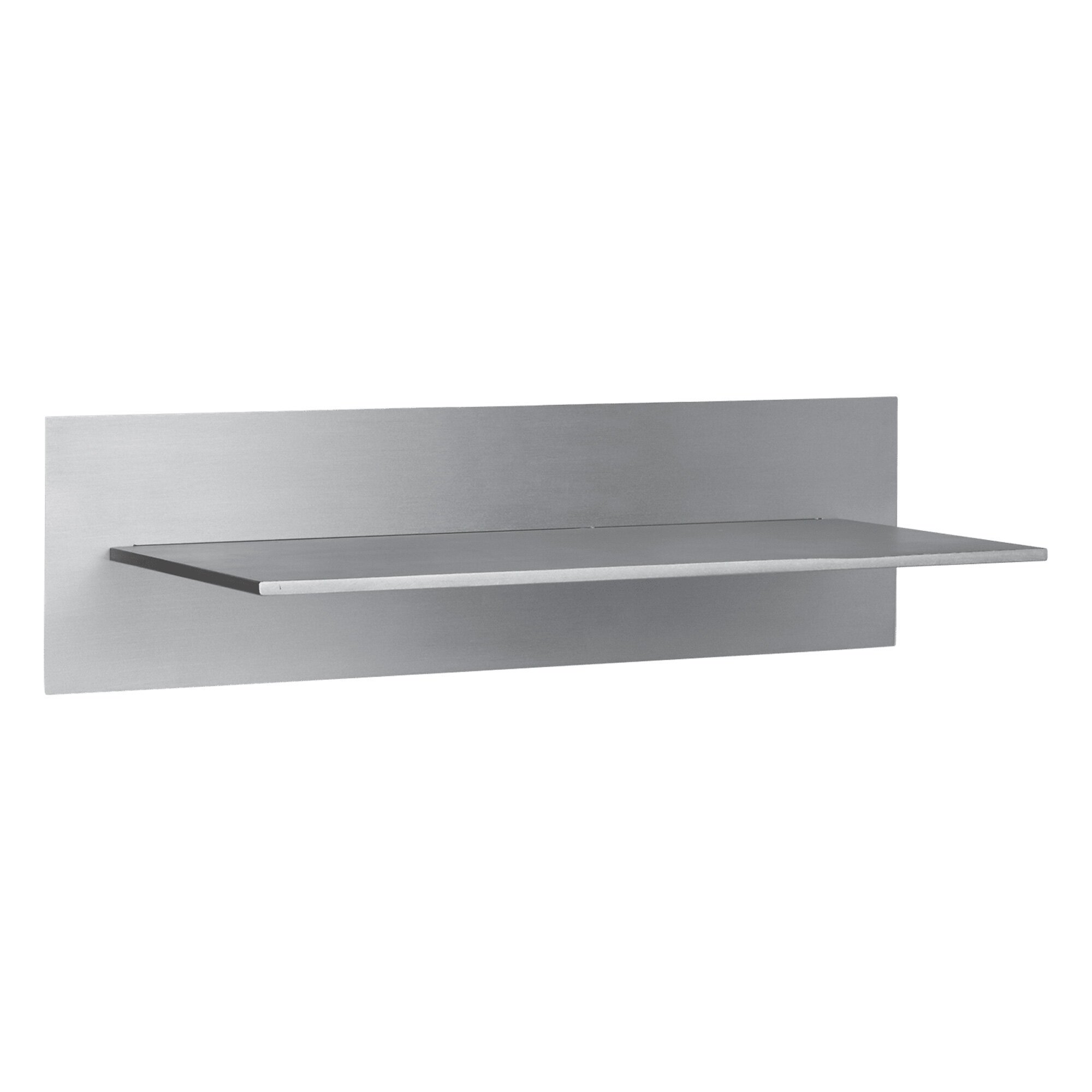 Ferm Living Lager wall shelf, single, small, aluminium | Finnish Design ...