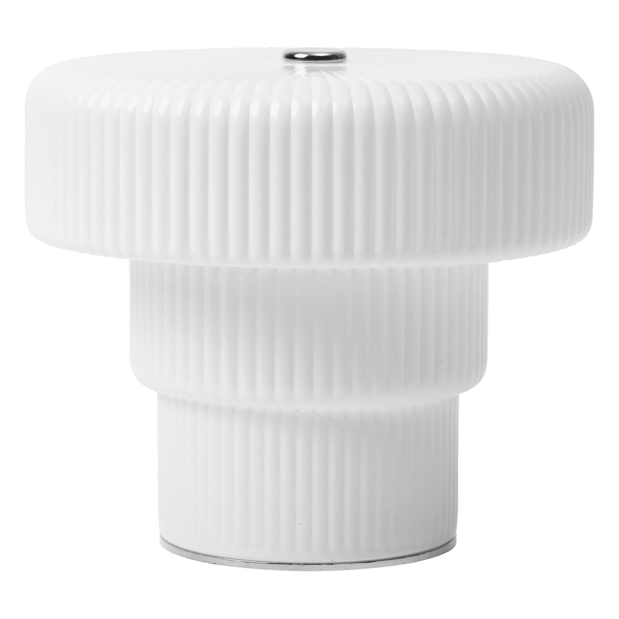 Ferm Living Ripple portable table lamp, valkoinen | Finnish Design Shop IE