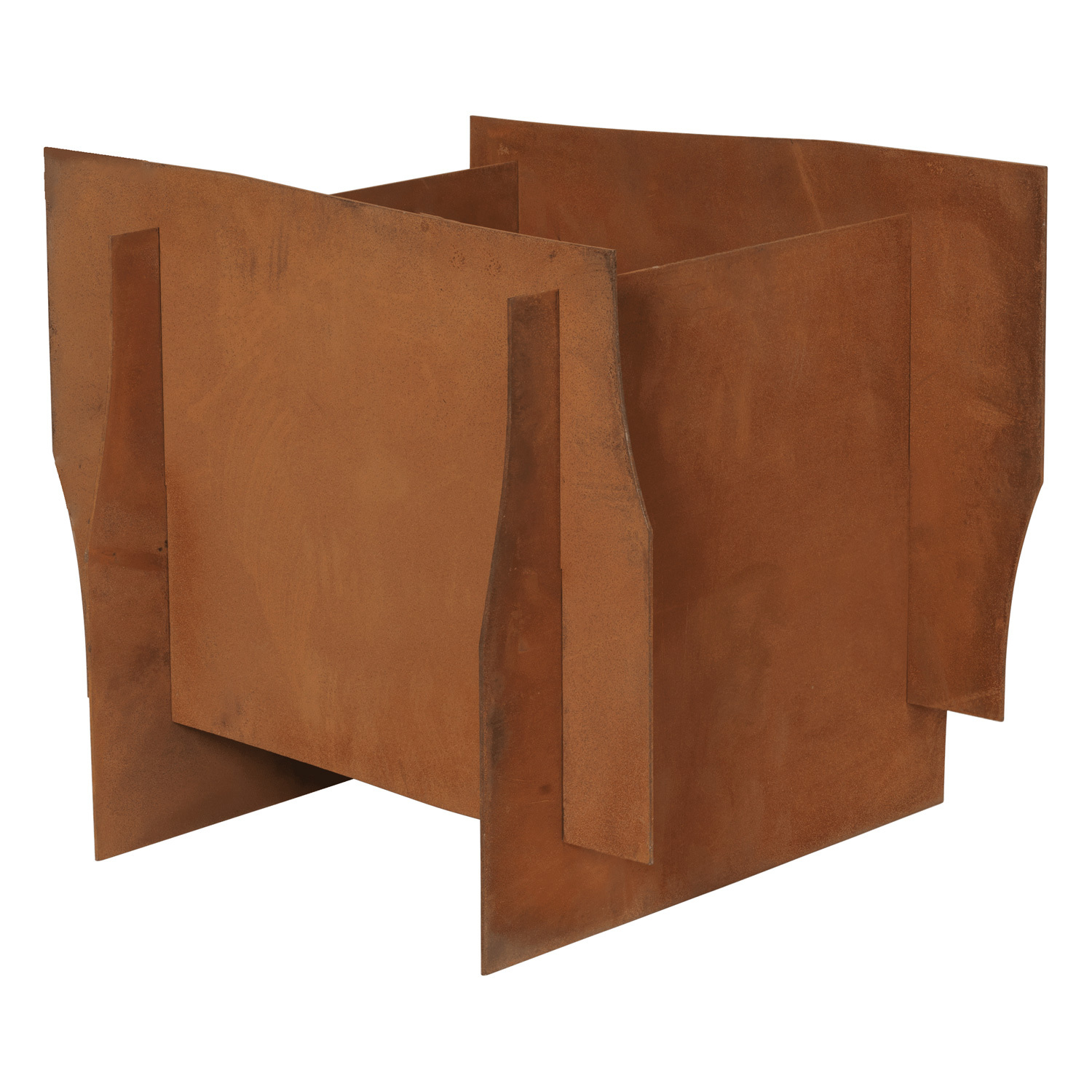 Ferm Living Lapel istutuslaatikko, neliö, ruoste | Finnish Design Shop