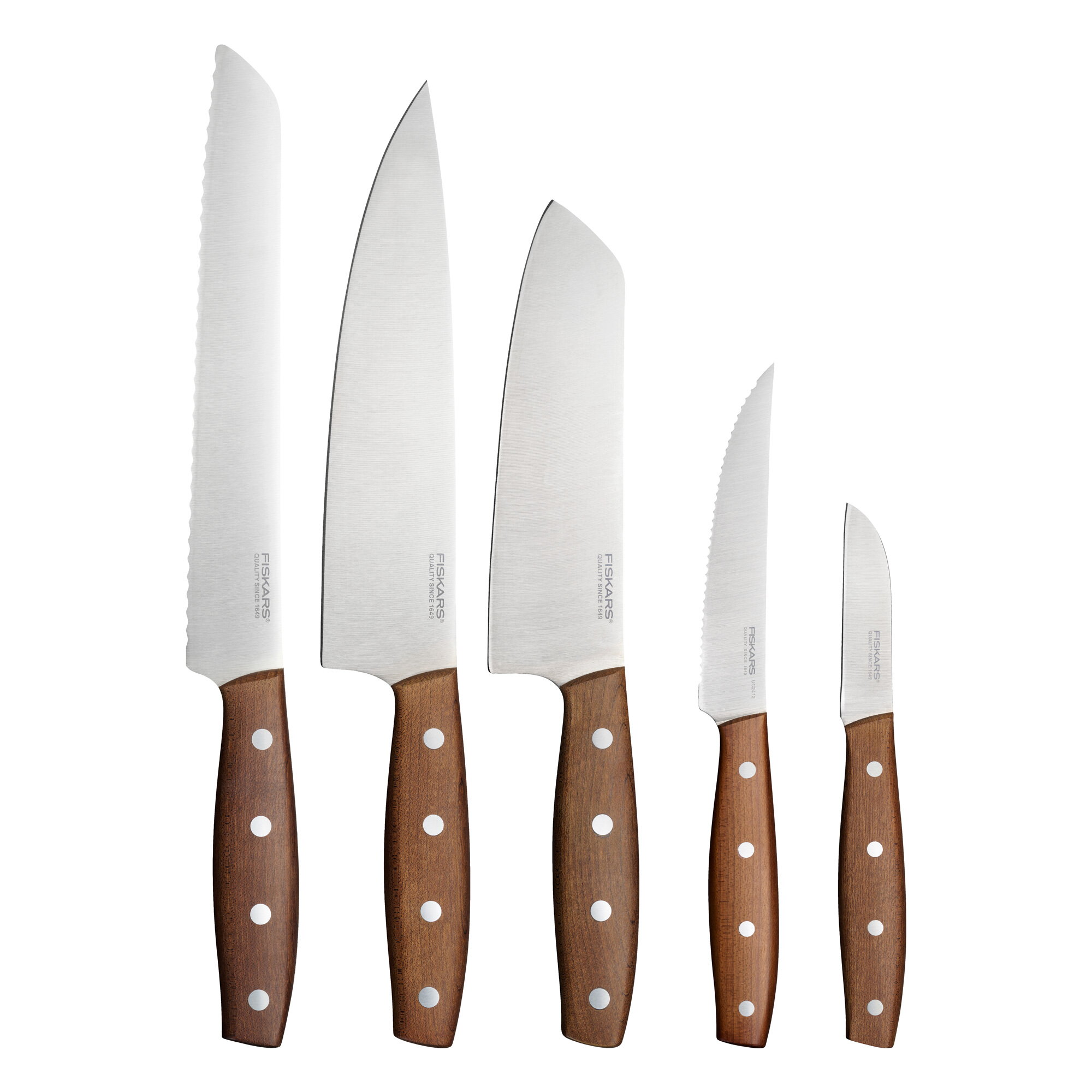 Fiskars Folken knife set, 5 pcs | Finnish Design Shop NL