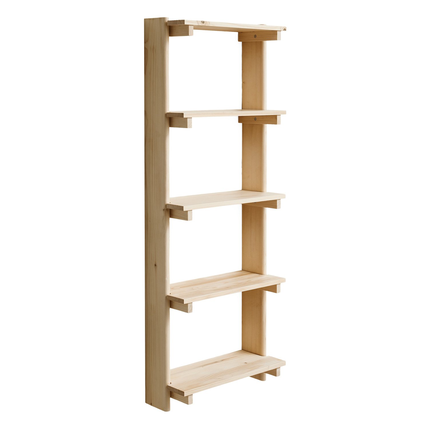 Form & Refine Beam wall shelf 5, pine | Finnish Design Shop