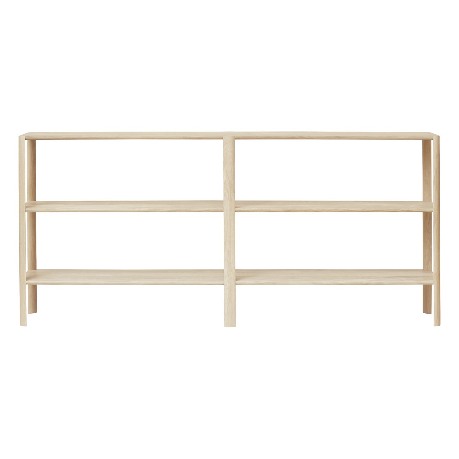 Form & Refine Leaf shelf 2x3, white oiled oak | Finnish Design Shop