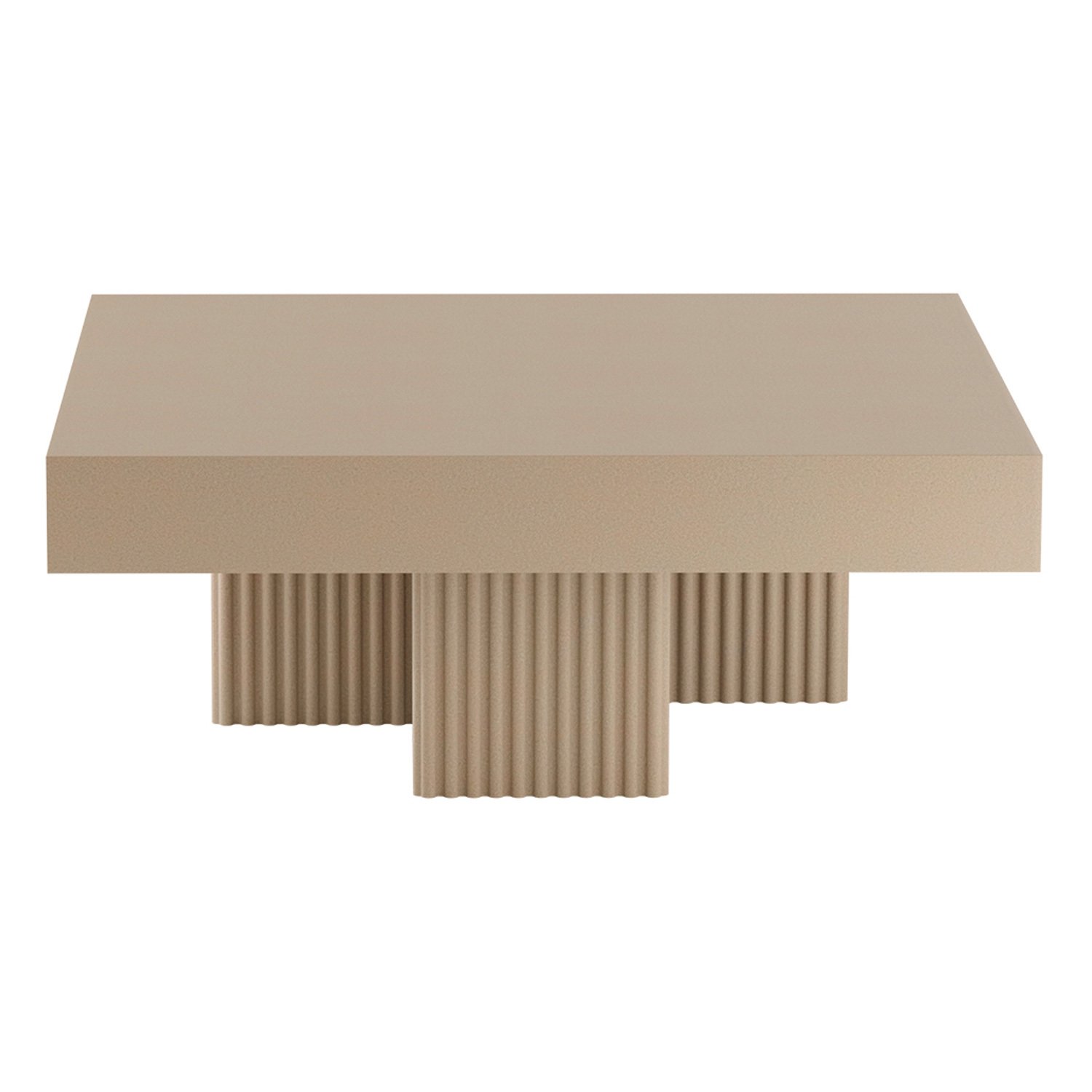 NORR11 Gear Square coffee table, 100 x 100 cm, chai | Finnish Design Shop