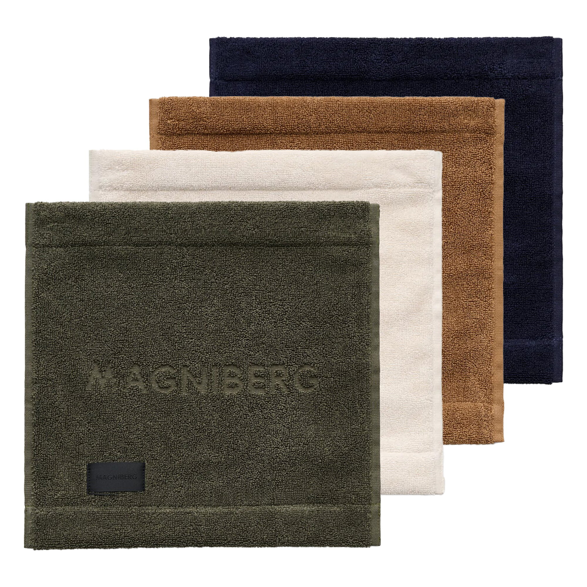 Magniberg Gelato face cloth set, 4 pcs, Forest | Finnish Design Shop