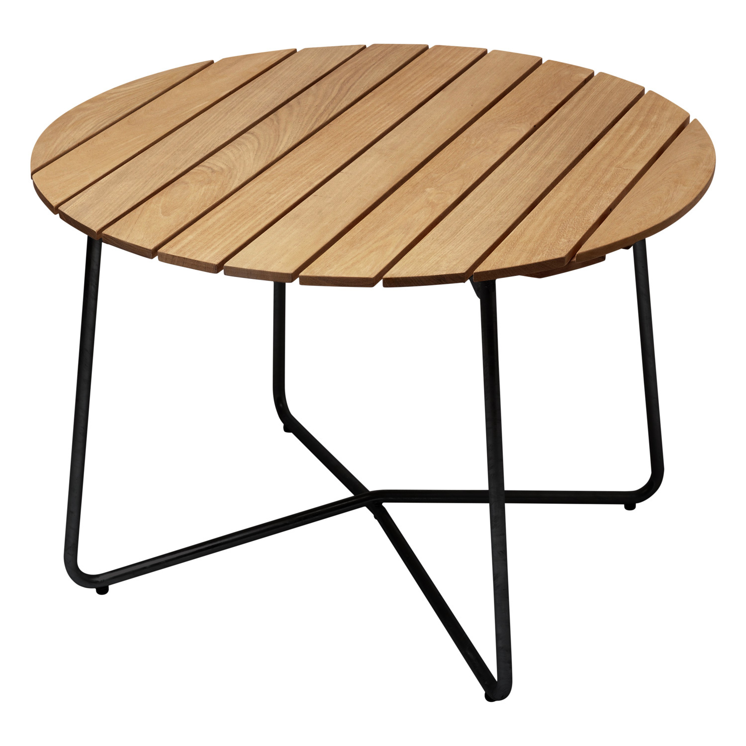 Grythyttan Stålmöbler Table 9A, 100 cm, black - oiled oak | Finnish ...