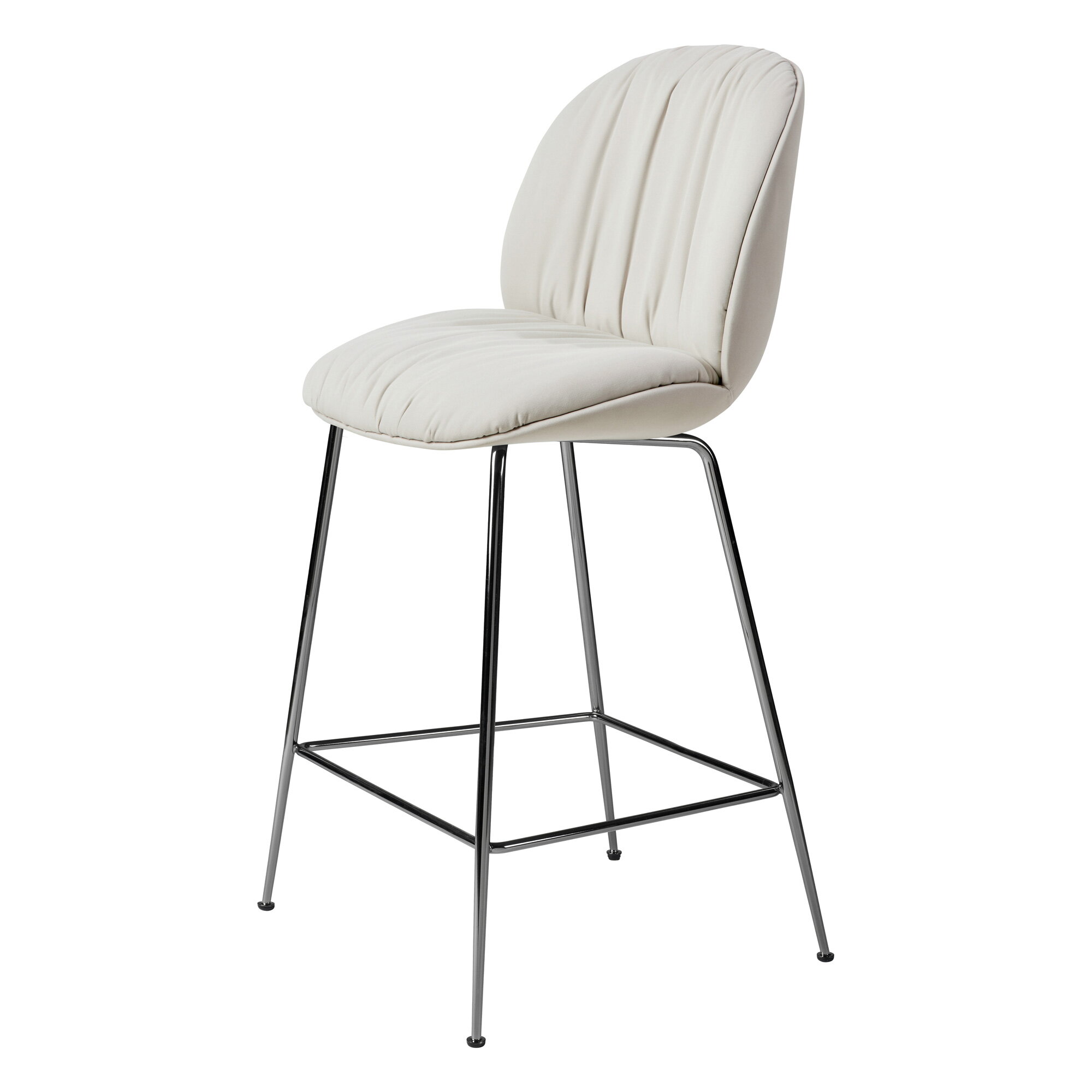 GUBI Beetle Soft counter chair, 67 cm, conic, black chrome - Reales 001 ...