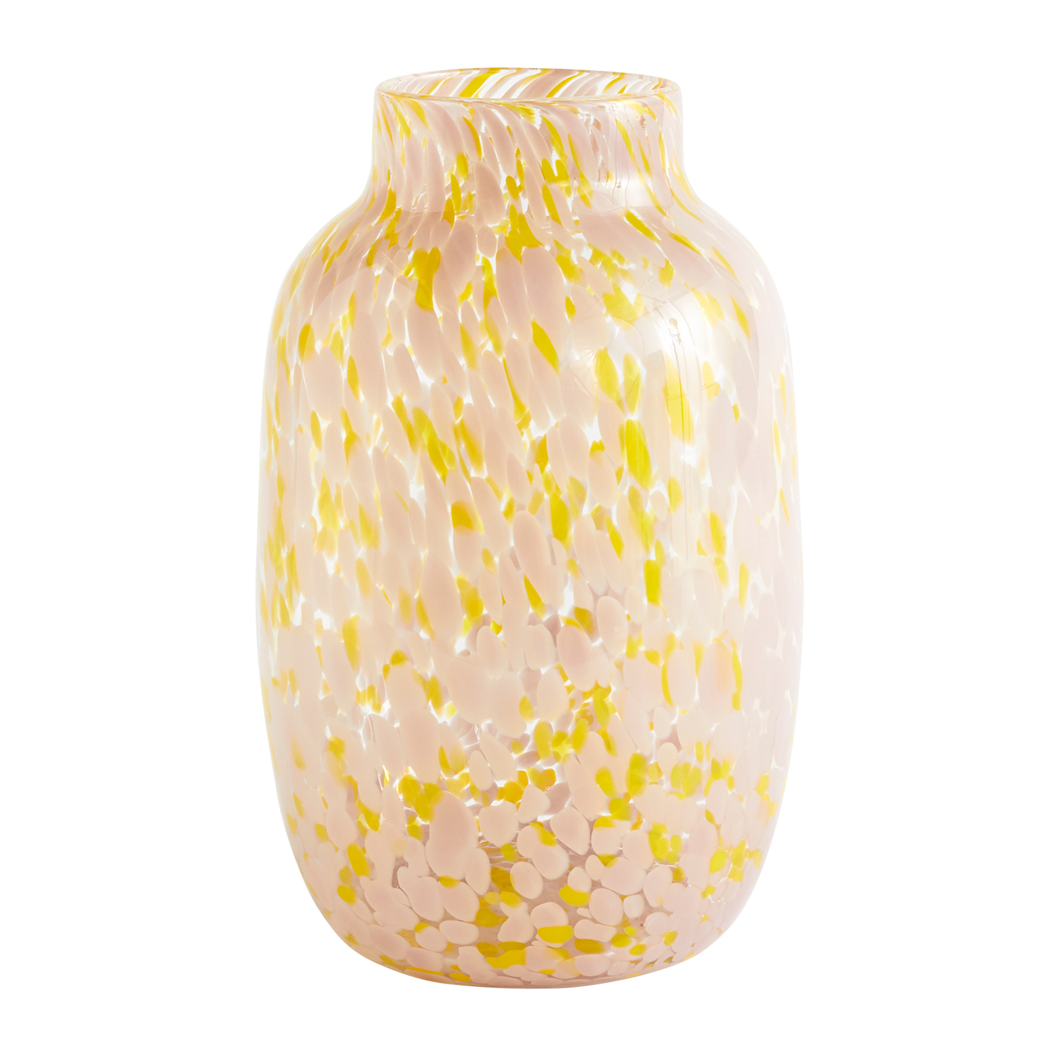 HAY Splash vase, 30 cm, light pink - yellow | Finnish Design Shop
