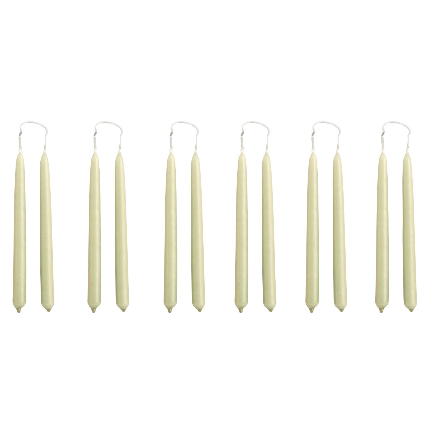 HAY Mini Conical candles, set of 12, light green | Finnish Design Shop