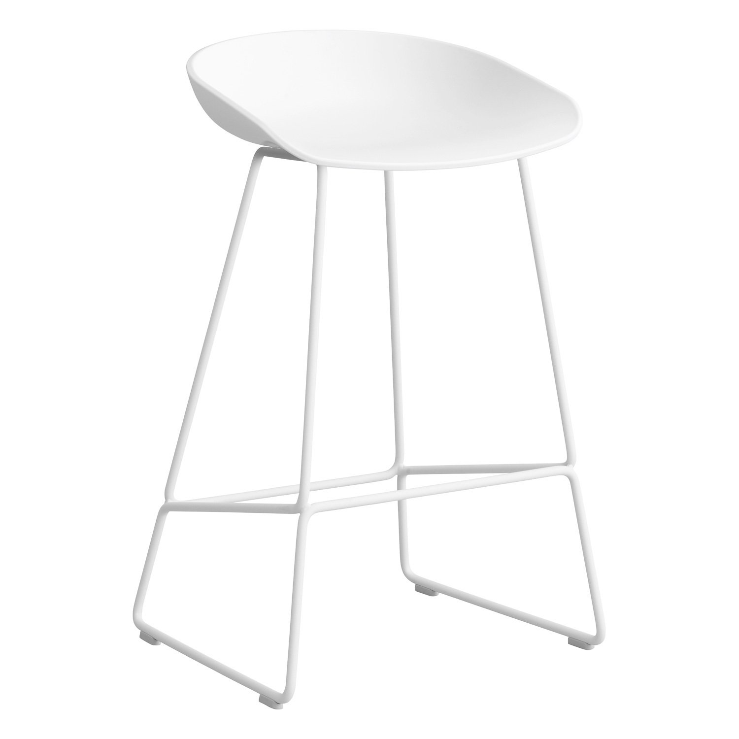 HAY About A Stool AAS38 bar stool, 65 cm, white 2.0 - white | Finnish ...