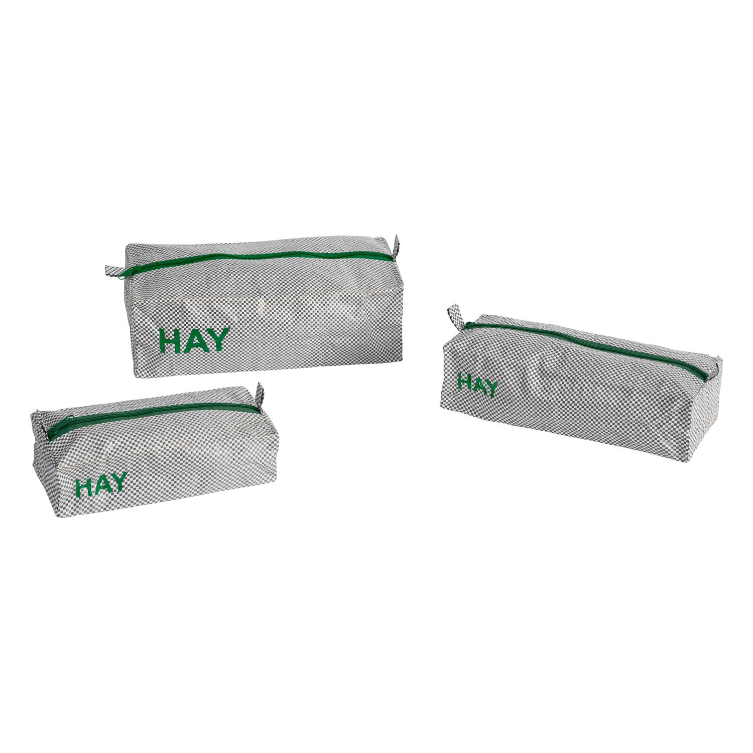 HAY Candy Mono toilettilaukku, box, 3 kpl, harmaa | Finnish Design Shop