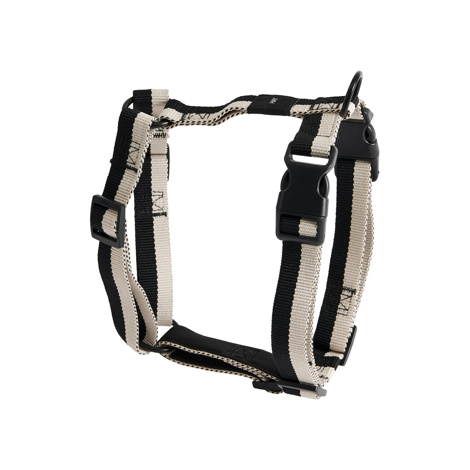 HAY Dogs harness, M, black - white | Finnish Design Shop