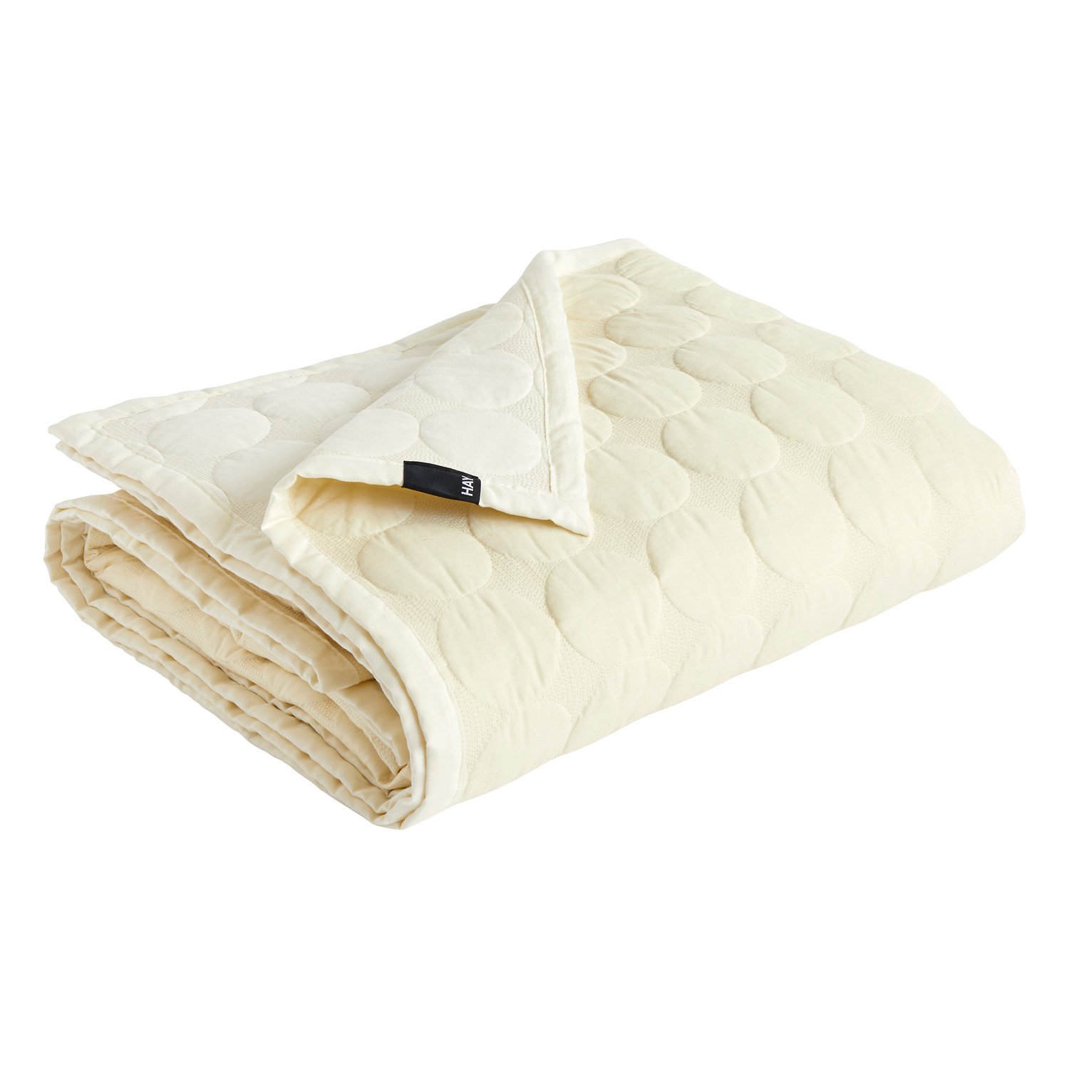 HAY Mega Dot Organic bed cover, ivory | Finnish Design Shop