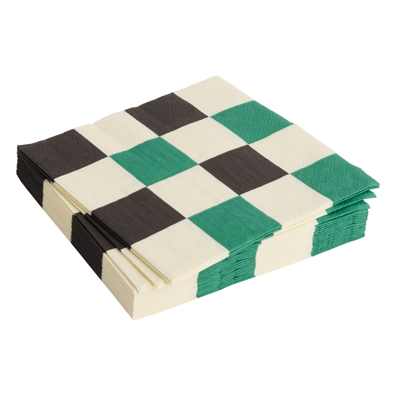 HAY Pattern paperiservetti, lounas, 20 kpl, valkoinen - vihreä - musta ...