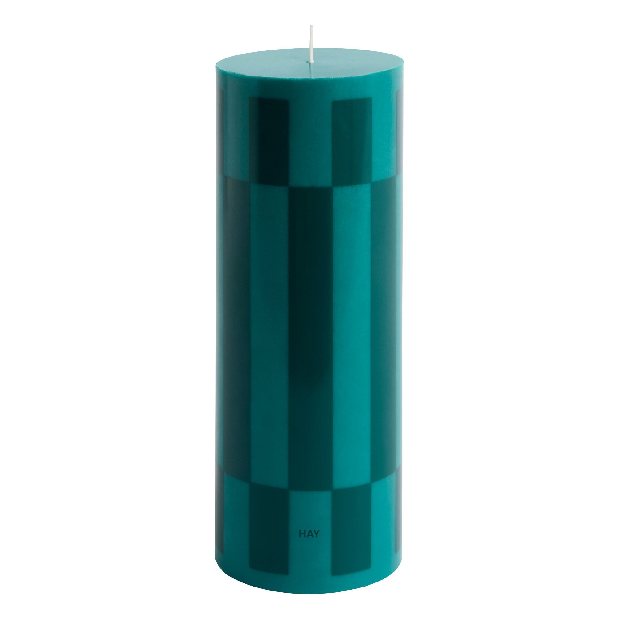 HAY Column candle, L, green - dark green | Finnish Design Shop UK